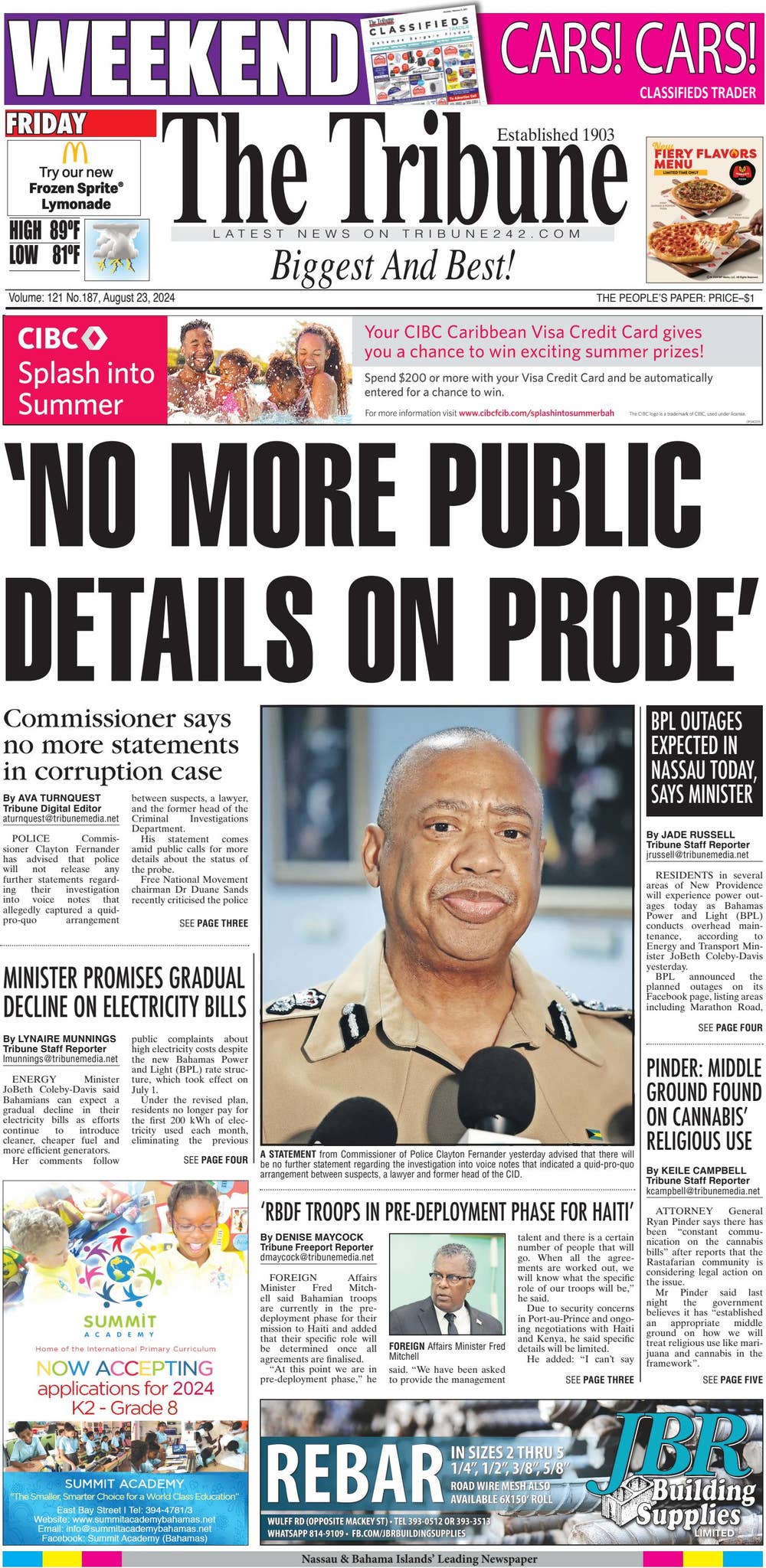 08232024 NEWS AND SPORT by tribune242 - Issuu