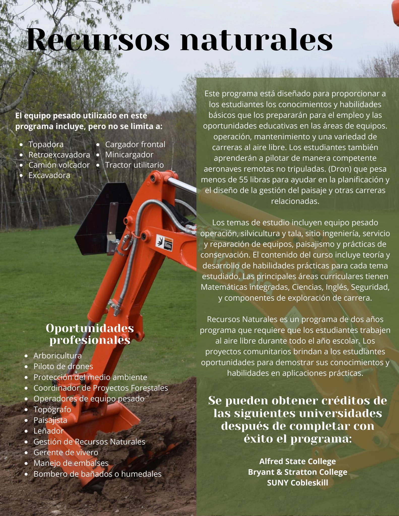 Career & Tech Center: Spanish Program Brochure by Sullivan BOCES ...