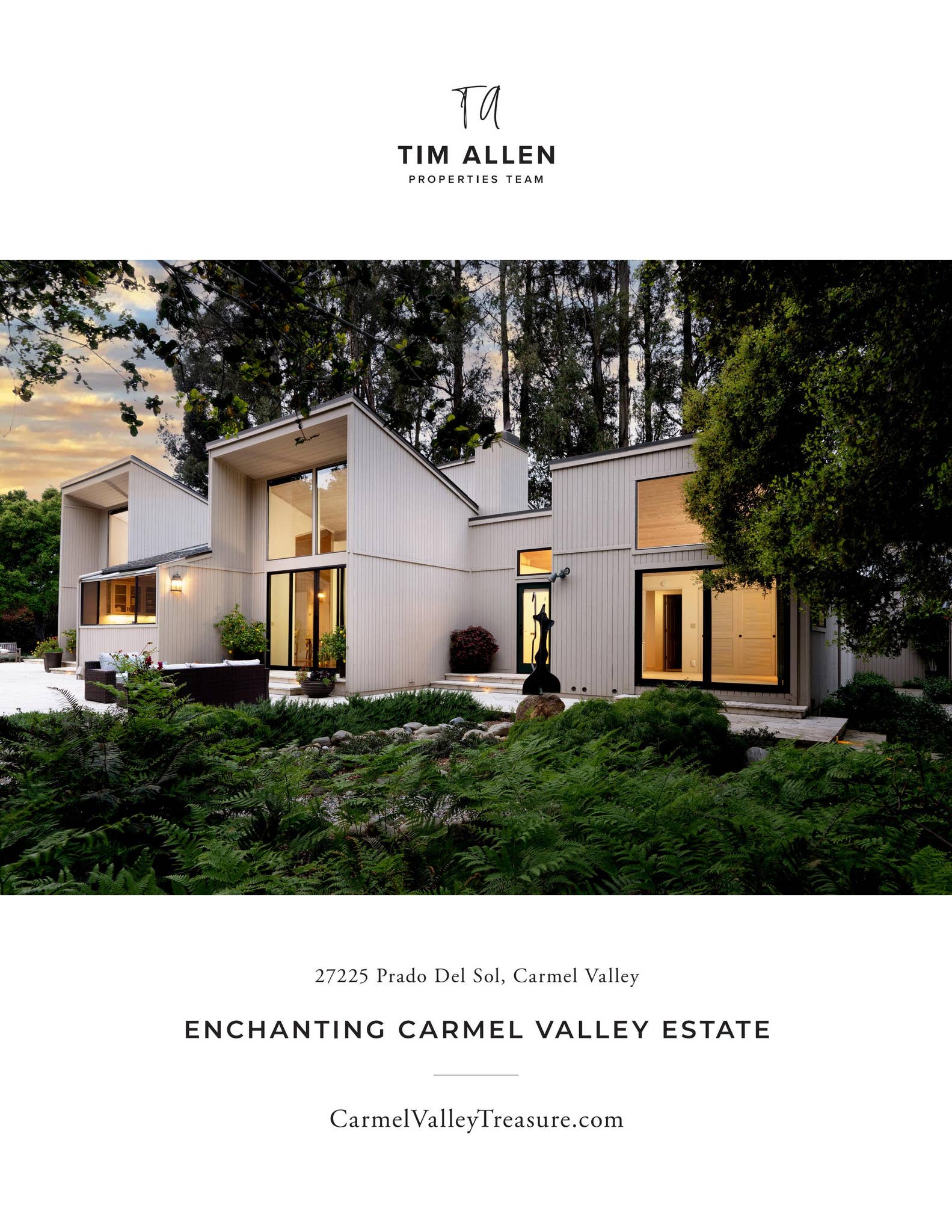 Enchanting Carmel Valley Estate - 27225 Prado Del Sol by Tim Allen ...