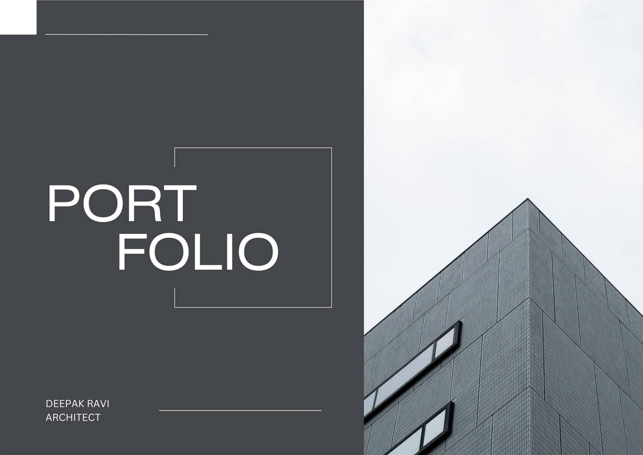 B.ARCH PORTFOLIO by Deepak Ravi - Issuu