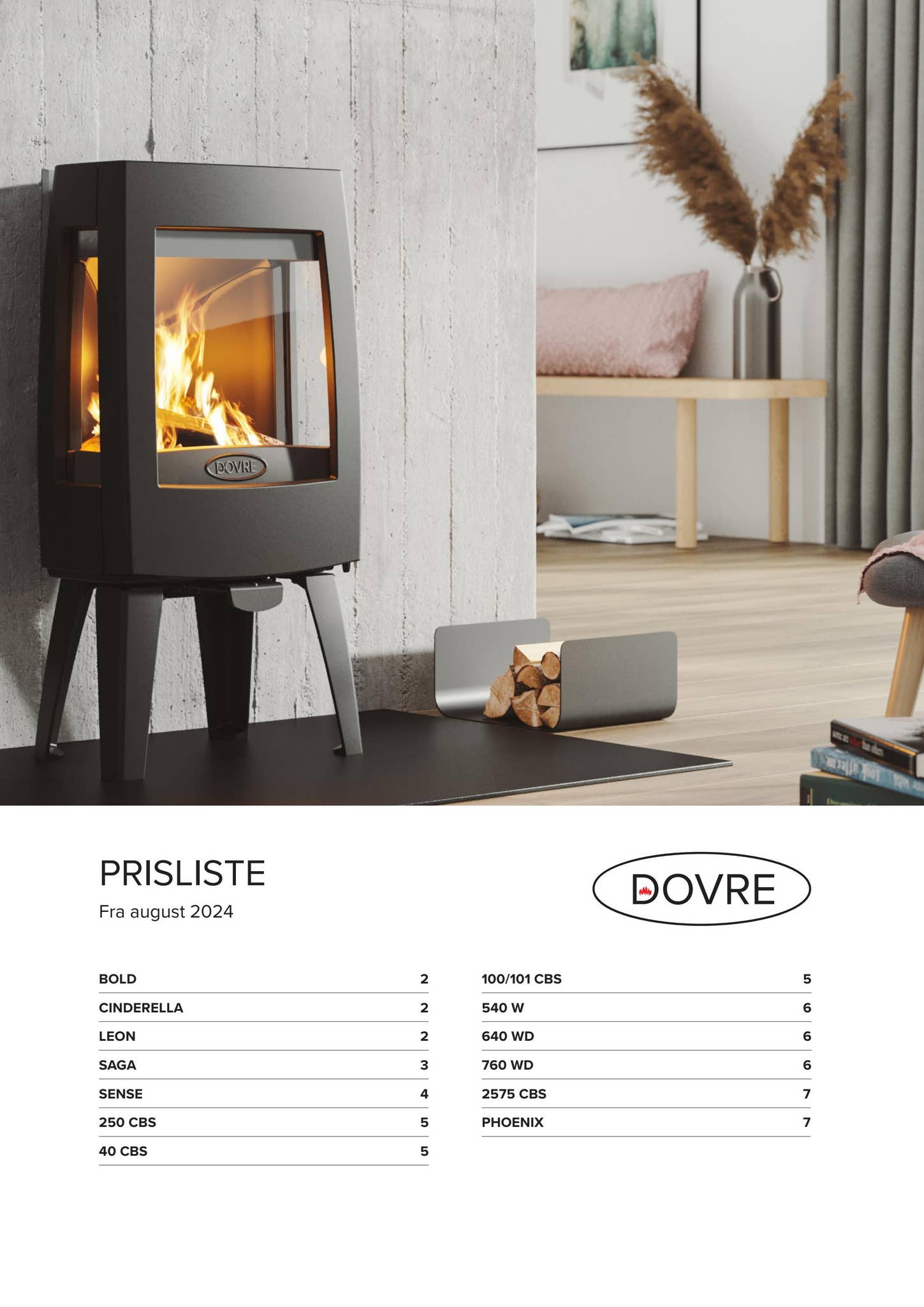 Dovre Prisliste 2024/2025 by Dovrepeisen - Issuu