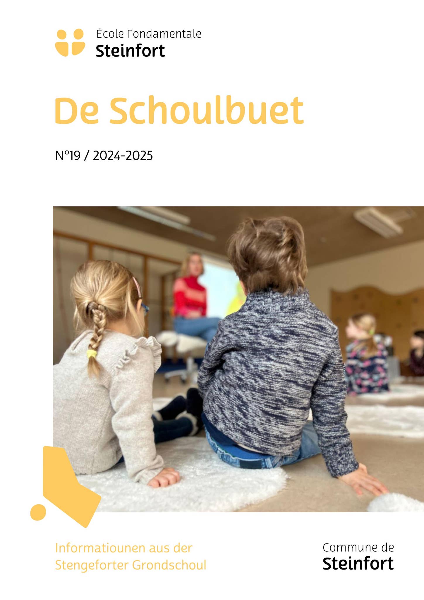 De Schoulbuet N°19 / 2024-2025 by Commune de Steinfort - Issuu