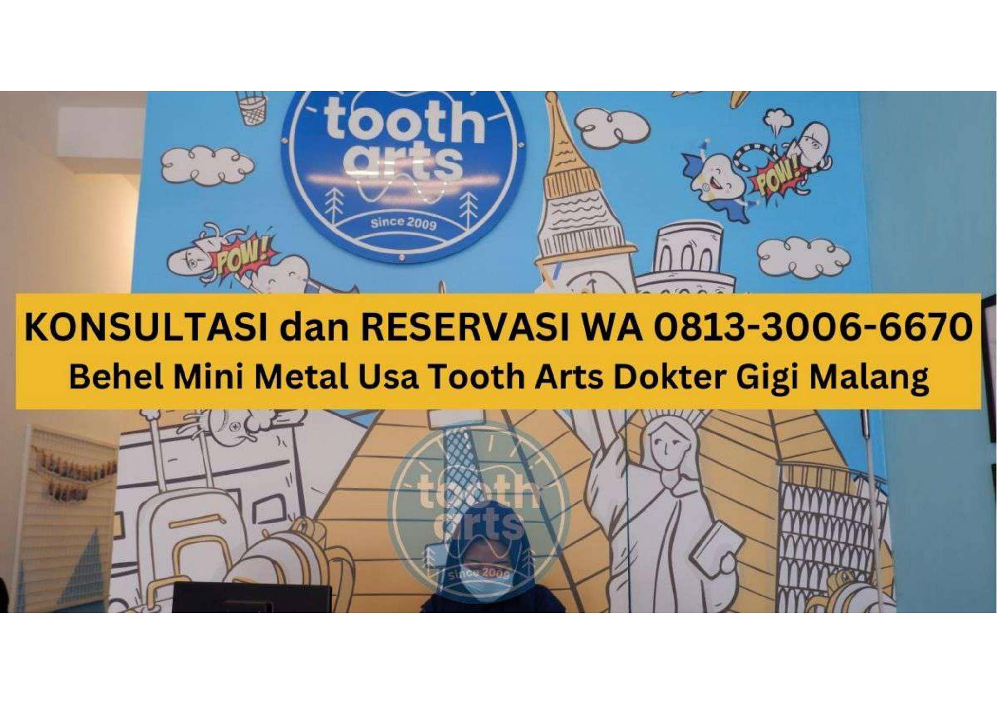 Reservasi Online WA 0813-3006-6670, Behel Mini Metal Usa Tooth Arts ...
