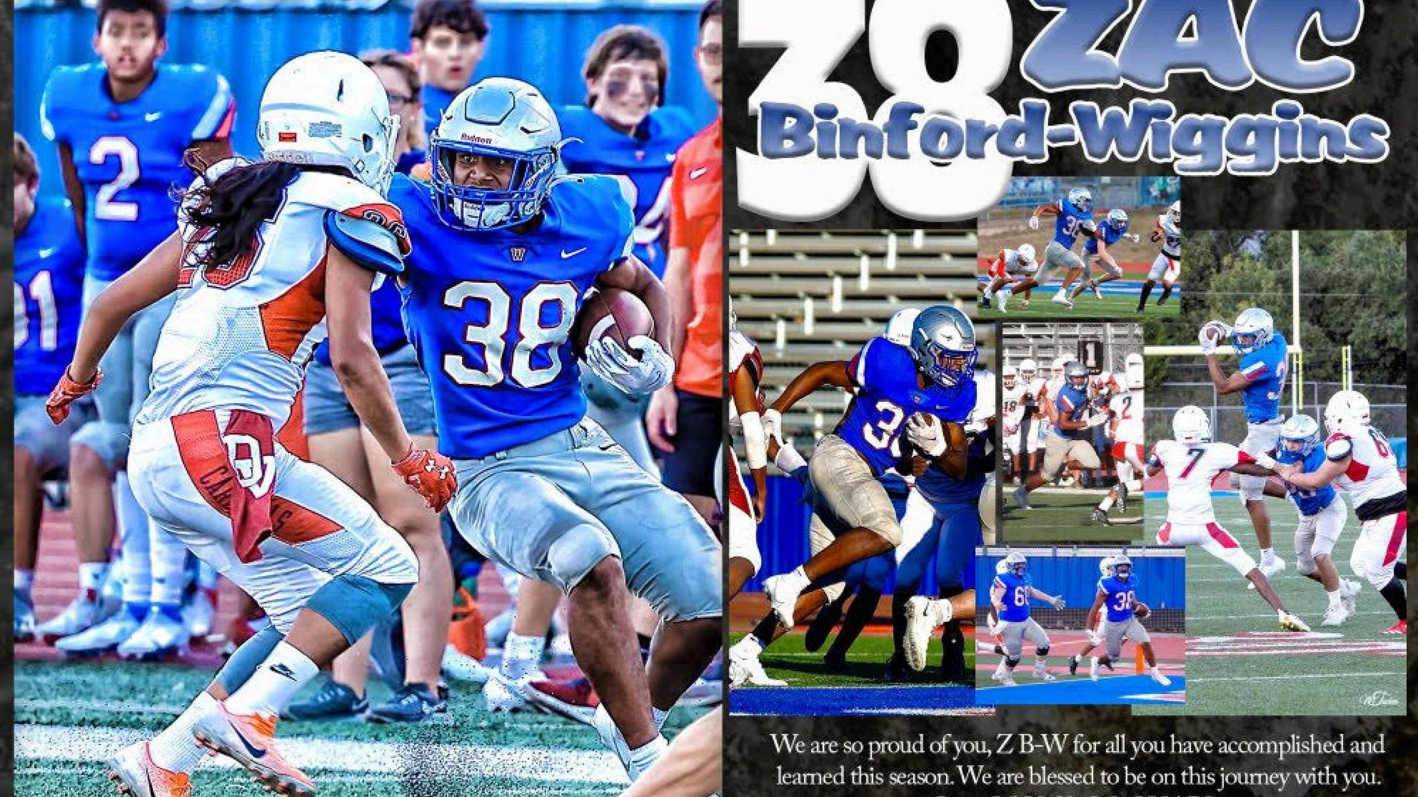 Zac Binford-Wiggins Westlake HS Austin, TX, Football by Zac Binford ...