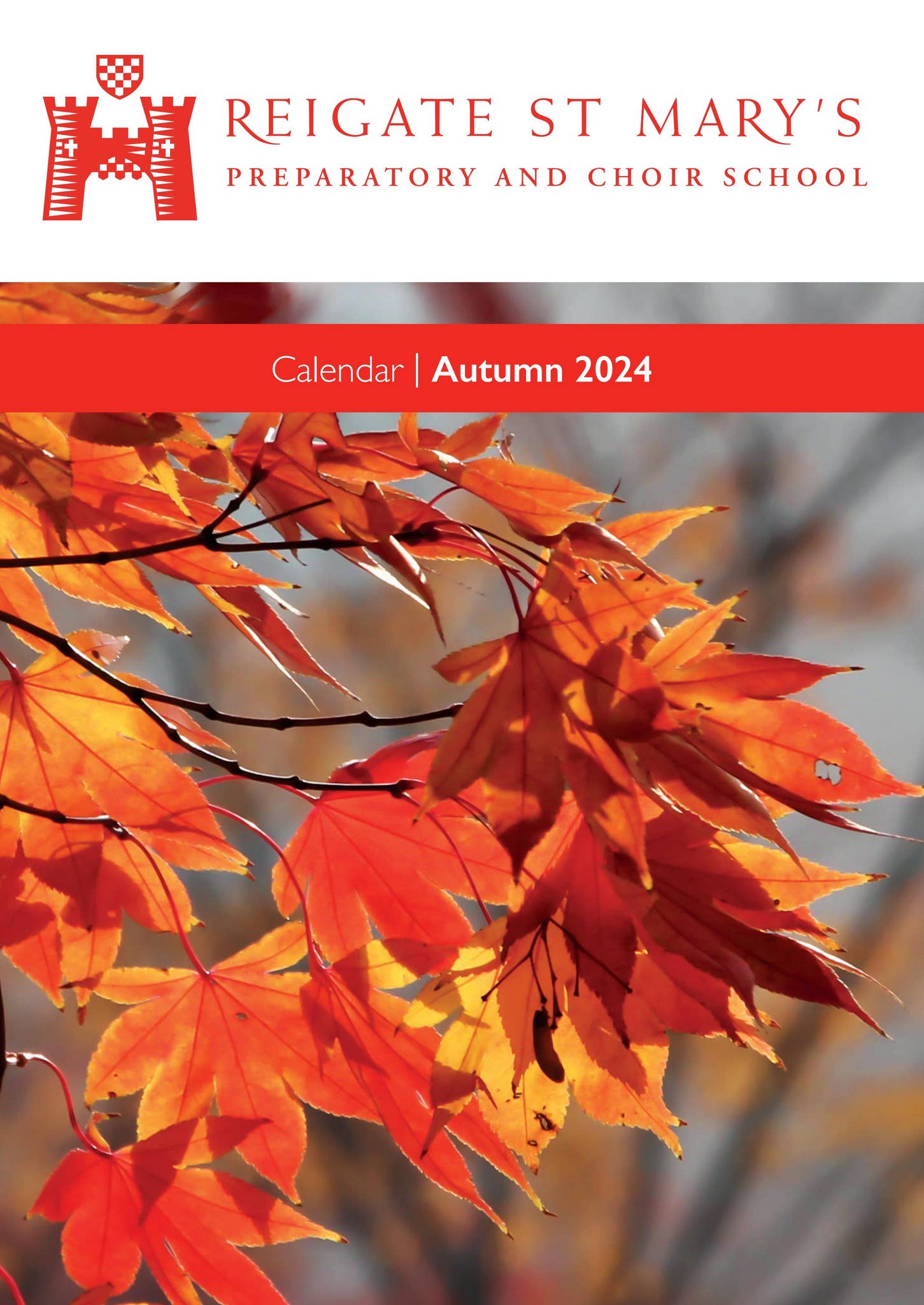 RSM Autumn Term Calendar 2024 by Reigate St Mary's - Issuu