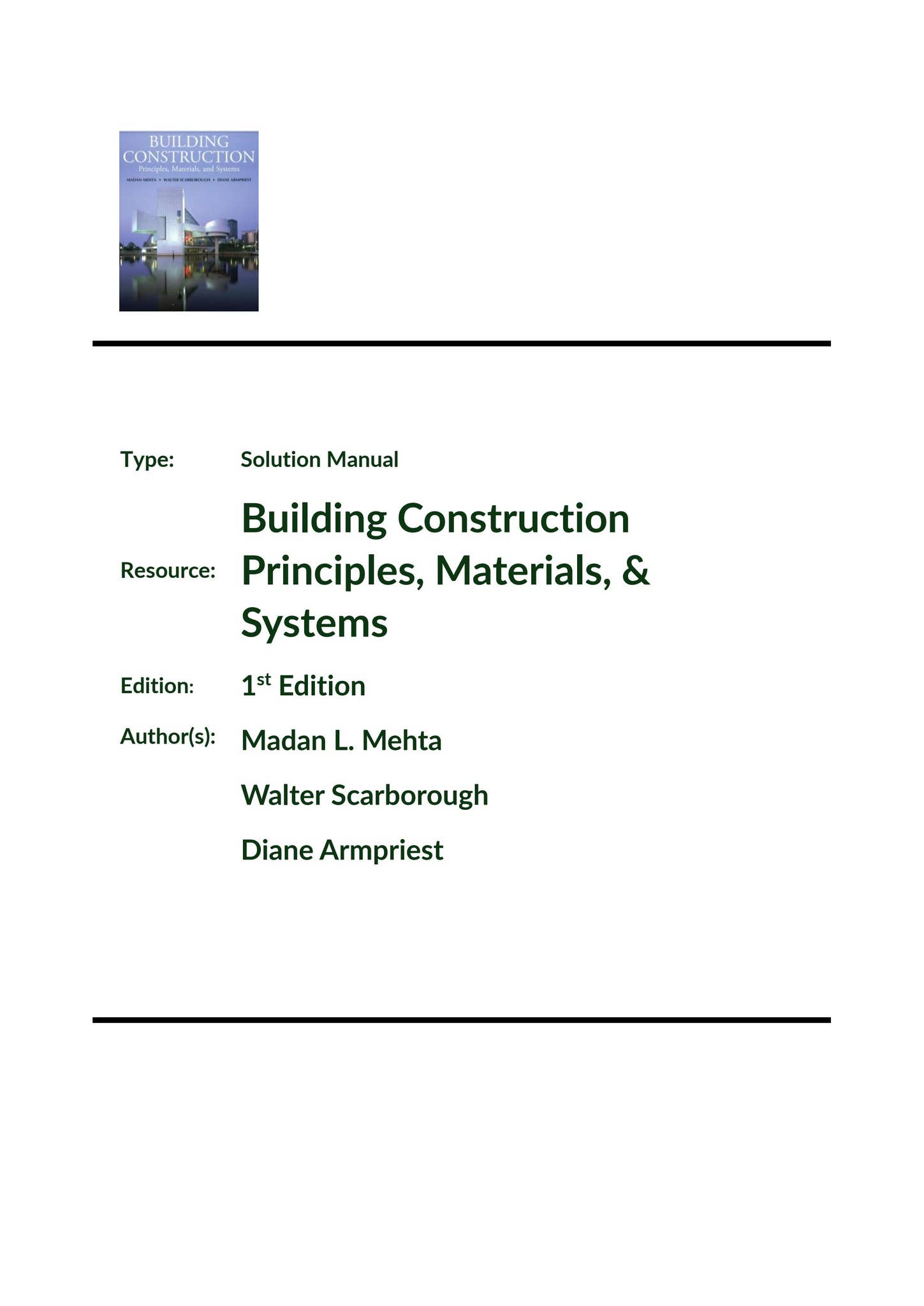 Building Construction Principles, Materials, & Systems 2009 UPDATE ...