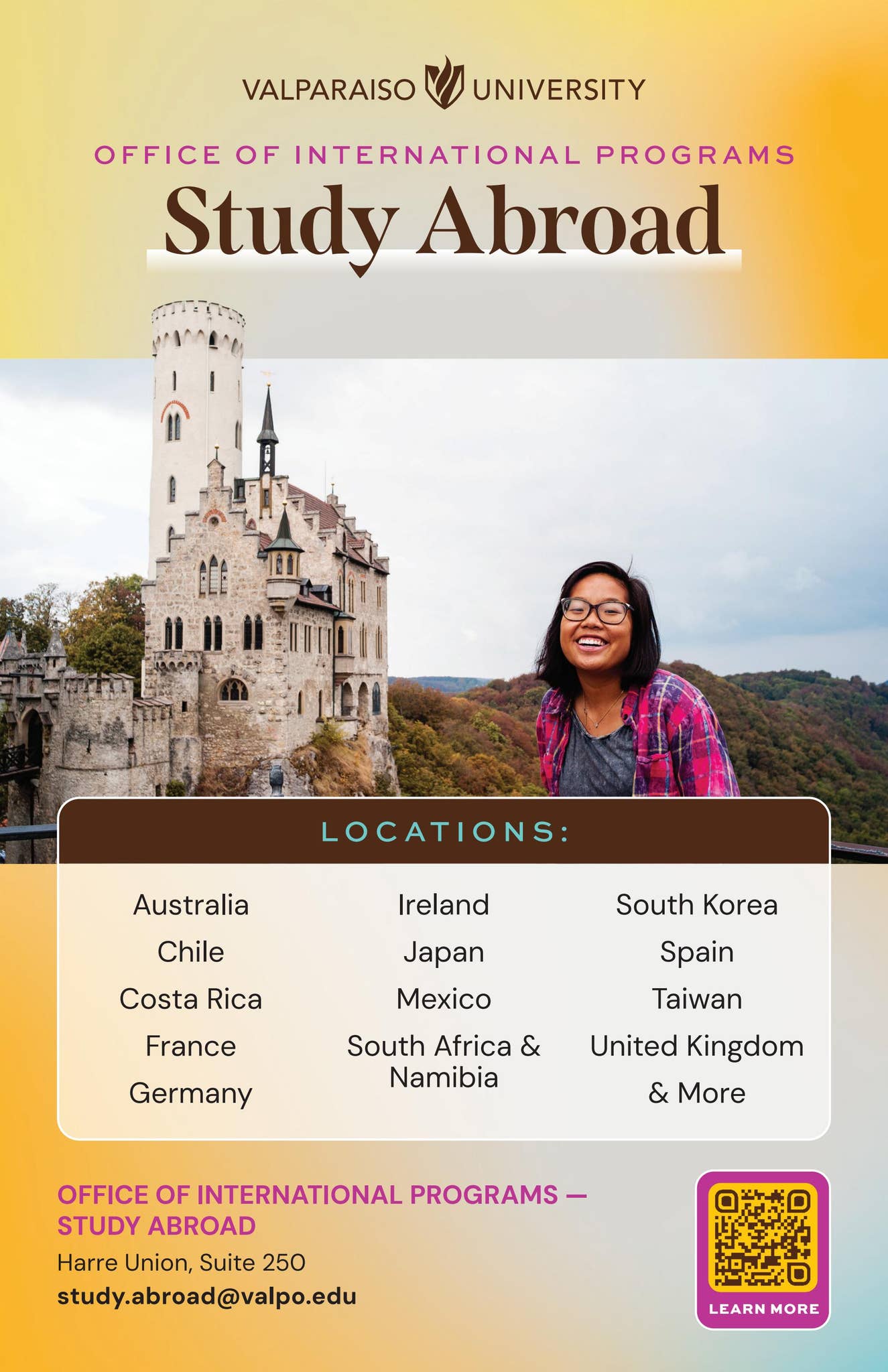 Study Abroad Flyer | Valparaiso University by Valparaiso University - Issuu