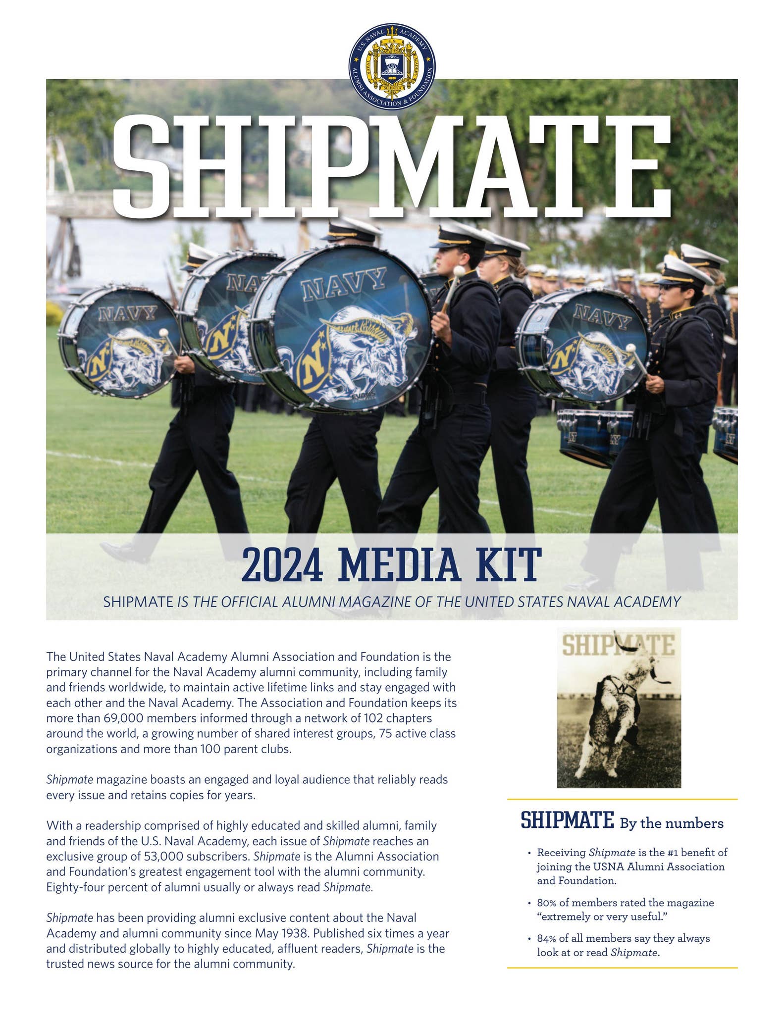 Shipmate Media Kit 2024 by U.S. Naval Academy Alumni Association - Issuu