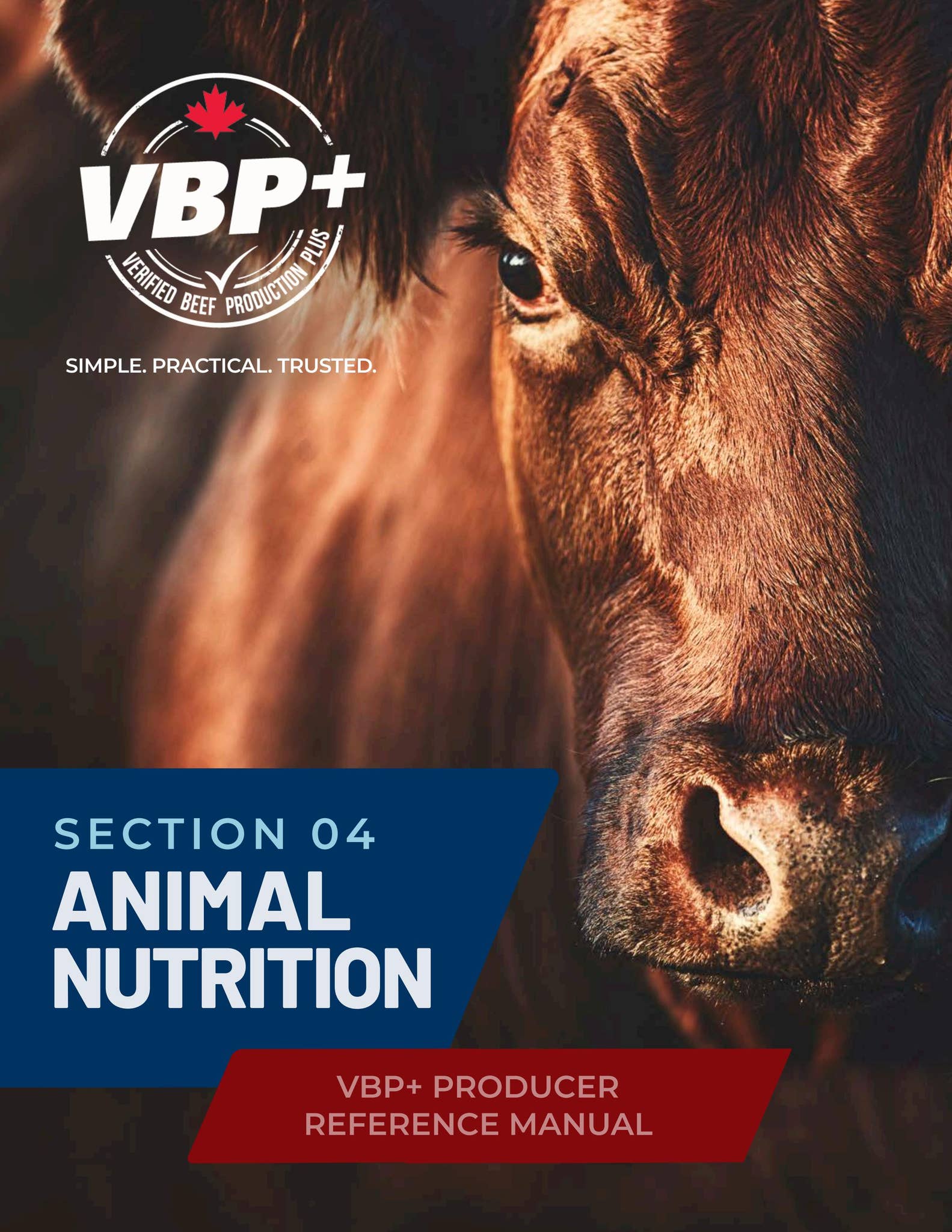 VBP+ Producer Reference Manual Section 4 - Animal Nutrition by ...