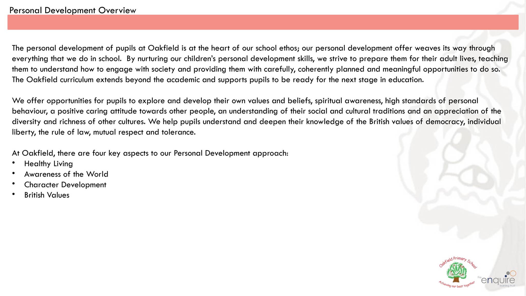 Personal Development Curriculum 2024-25 by Schudio - Issuu