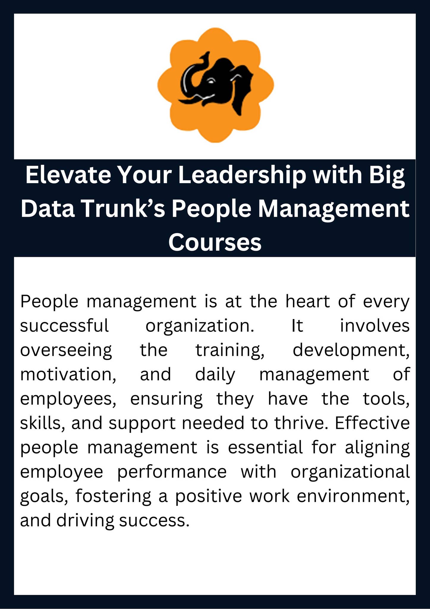 Elevate Your Leadership with Big Data Trunk’s People Management Courses by Big Data Trunk - Issuu