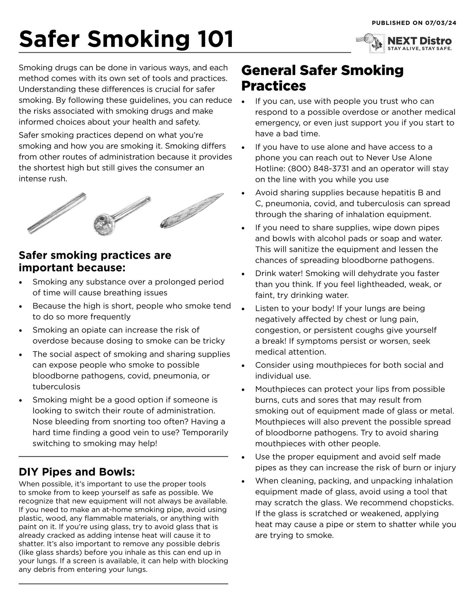 Safer Smoking 101 by nextdistro - Issuu