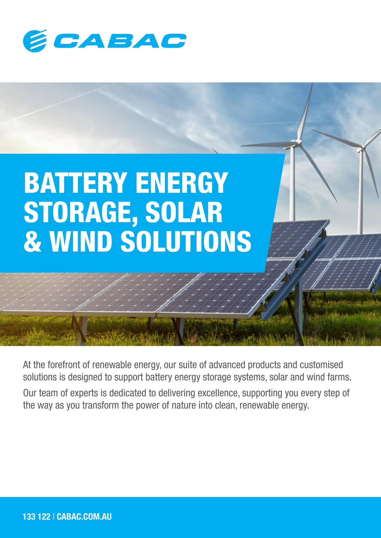 Cabac Solar & Wind Solutions Brochure by Legend Corporation - Issuu