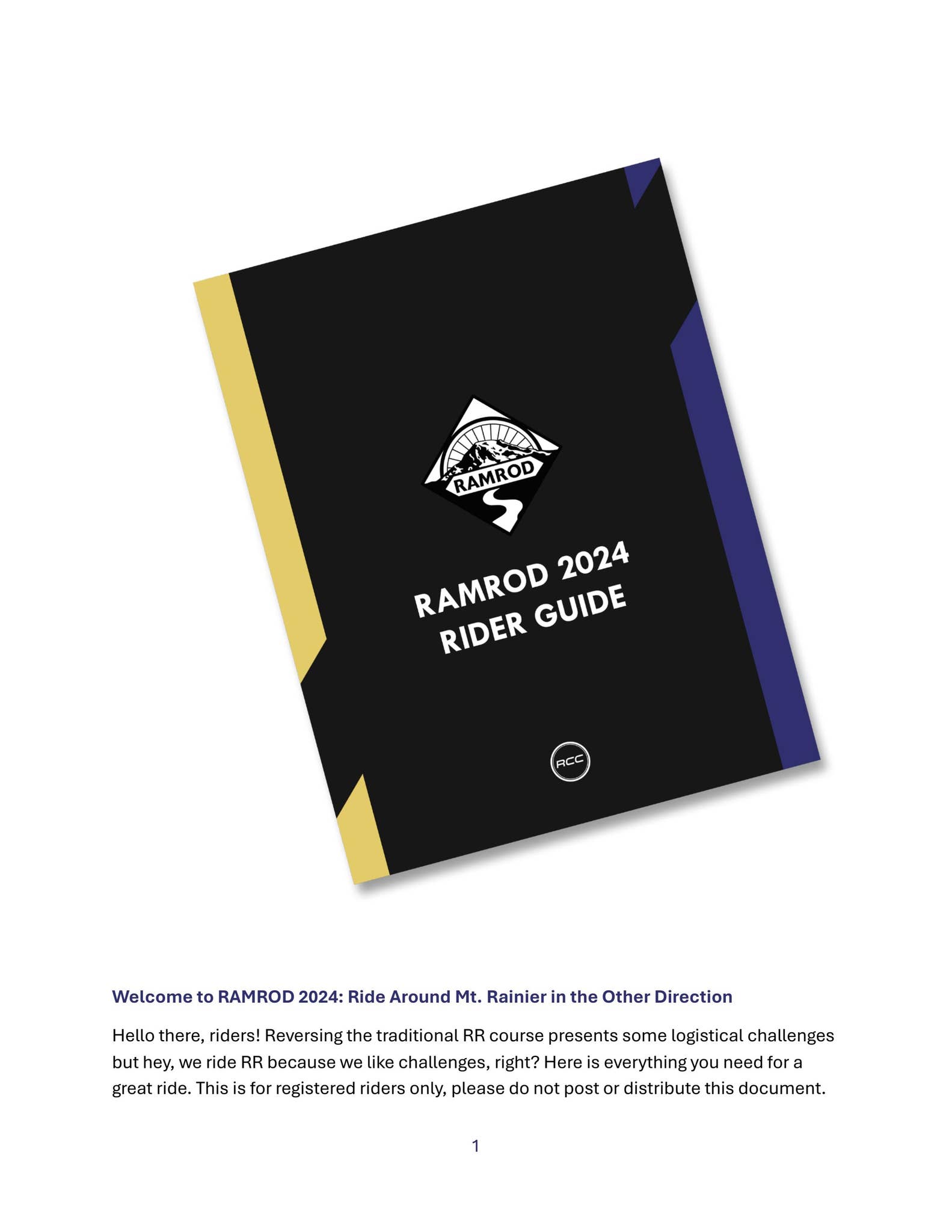 2024 RAMROD Rider Packet by redmondcyclingclub - Issuu