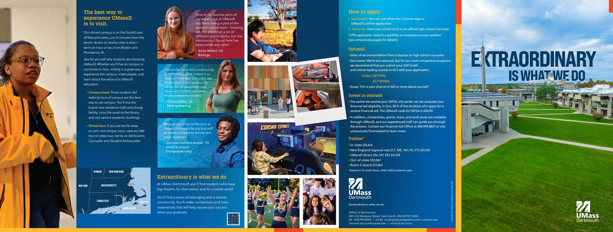 UMass Dartmouth Travel Brochure by UMass Dartmouth - Issuu