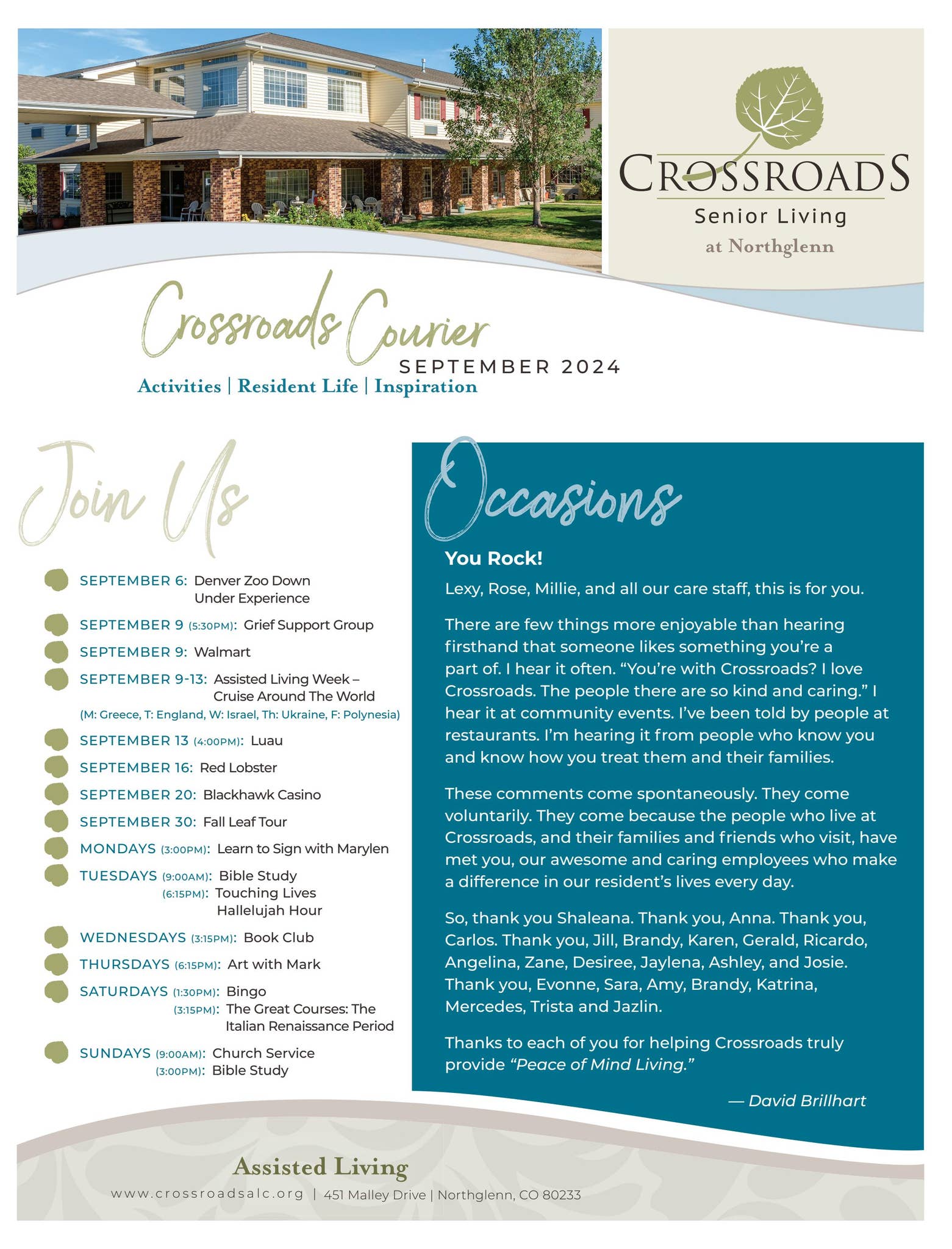 Crossroads Courier - Northglenn - September 2024 by Crossroads - Issuu