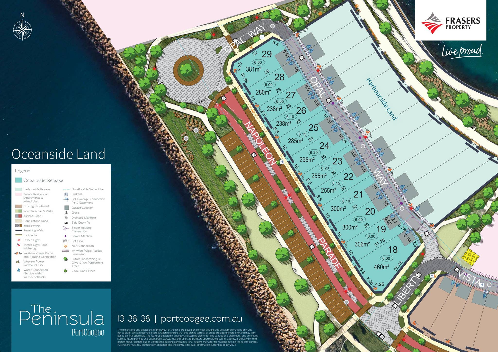 Oceanside Stage Plan - The Peninsula, Port Coogee WA by Frasers ...