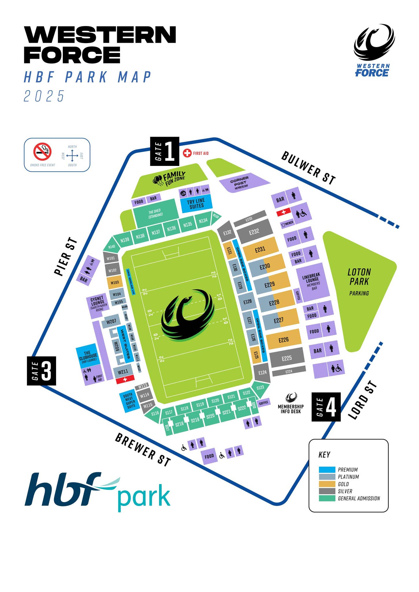 HBF Park Map by Western Force - Issuu