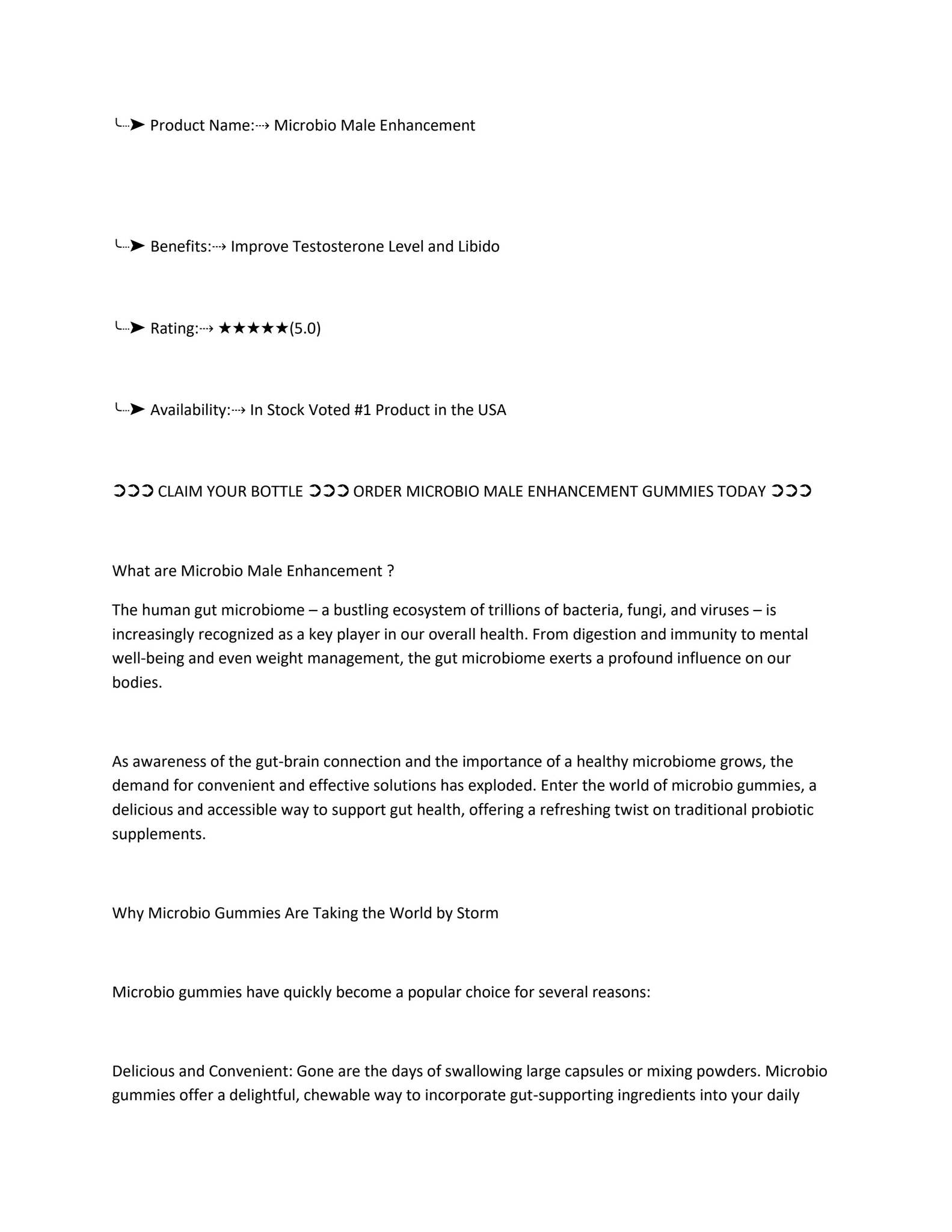 Microbio Gummies Side Effects by MicrobioGummies - Issuu