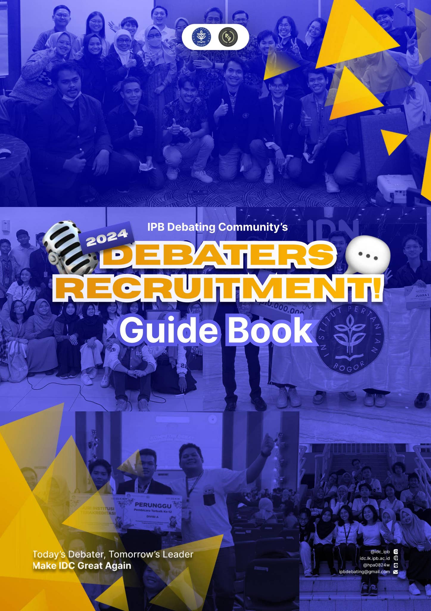 Guidebook - #IDC'sNewJourney: Open Recruitment 2024 by IPB Debating ...