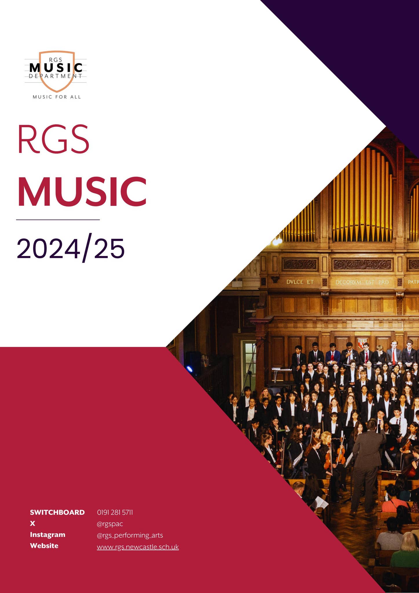 RGS Music 2024/25 by RGS Newcastle - Issuu