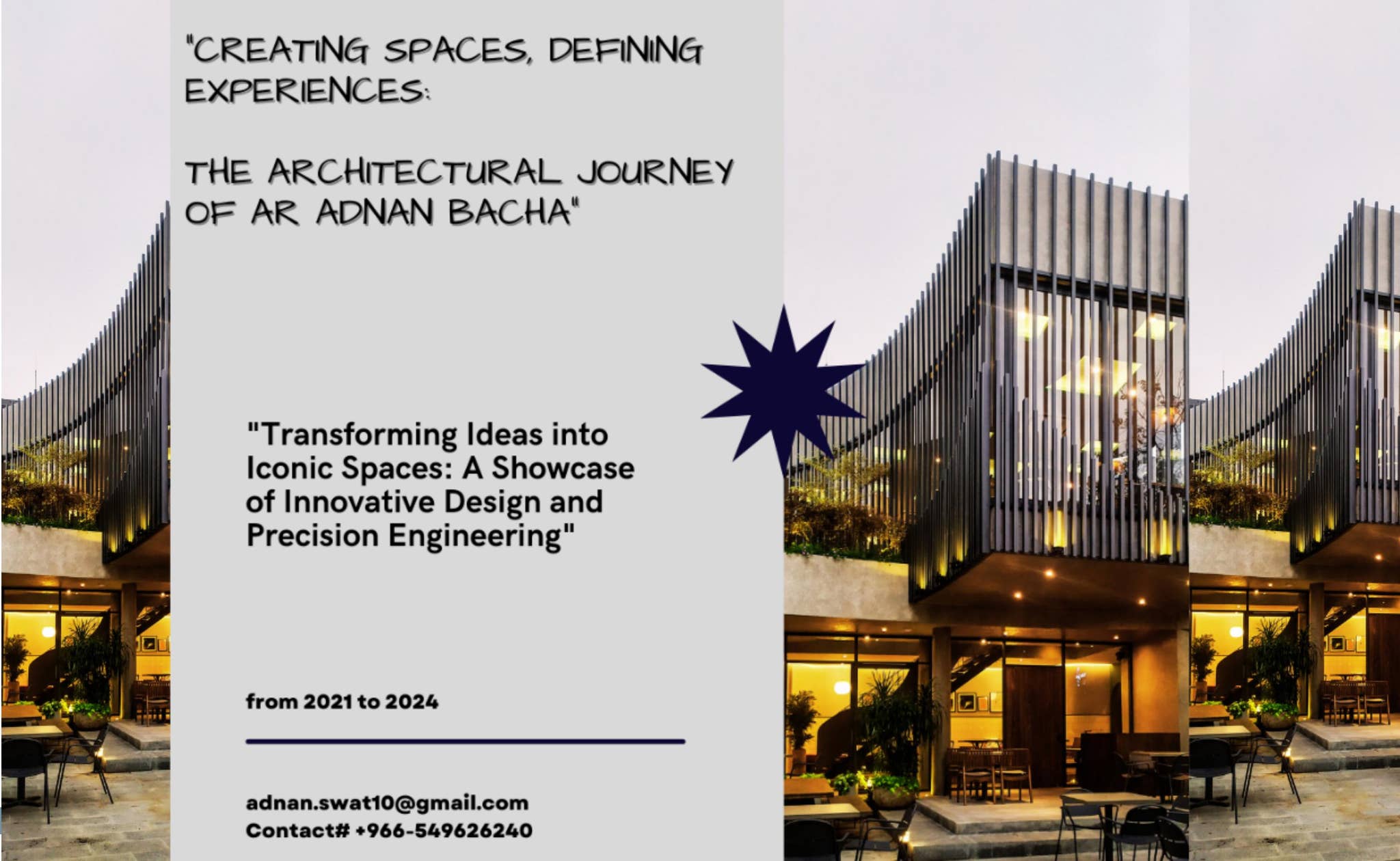 Ar Adnan Bacha - A Journey in Architecture and Design by adnan swat - Issuu