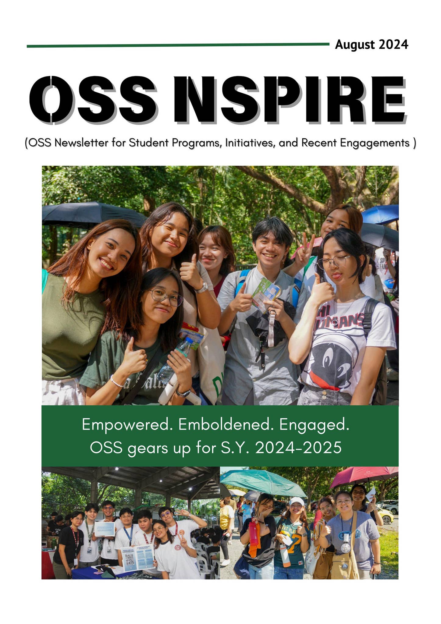 OSS NSPIRE August 2024 Issue by DLSU-D Office of Student Services (OSS ...