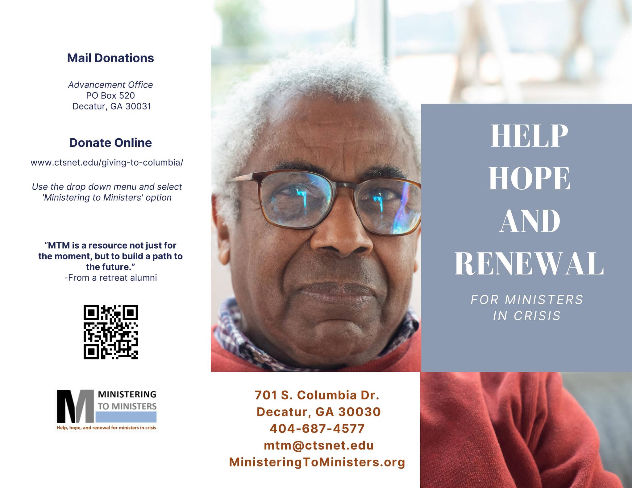 Ministering to Ministers Brochure by Columbia Theological Seminary - Issuu