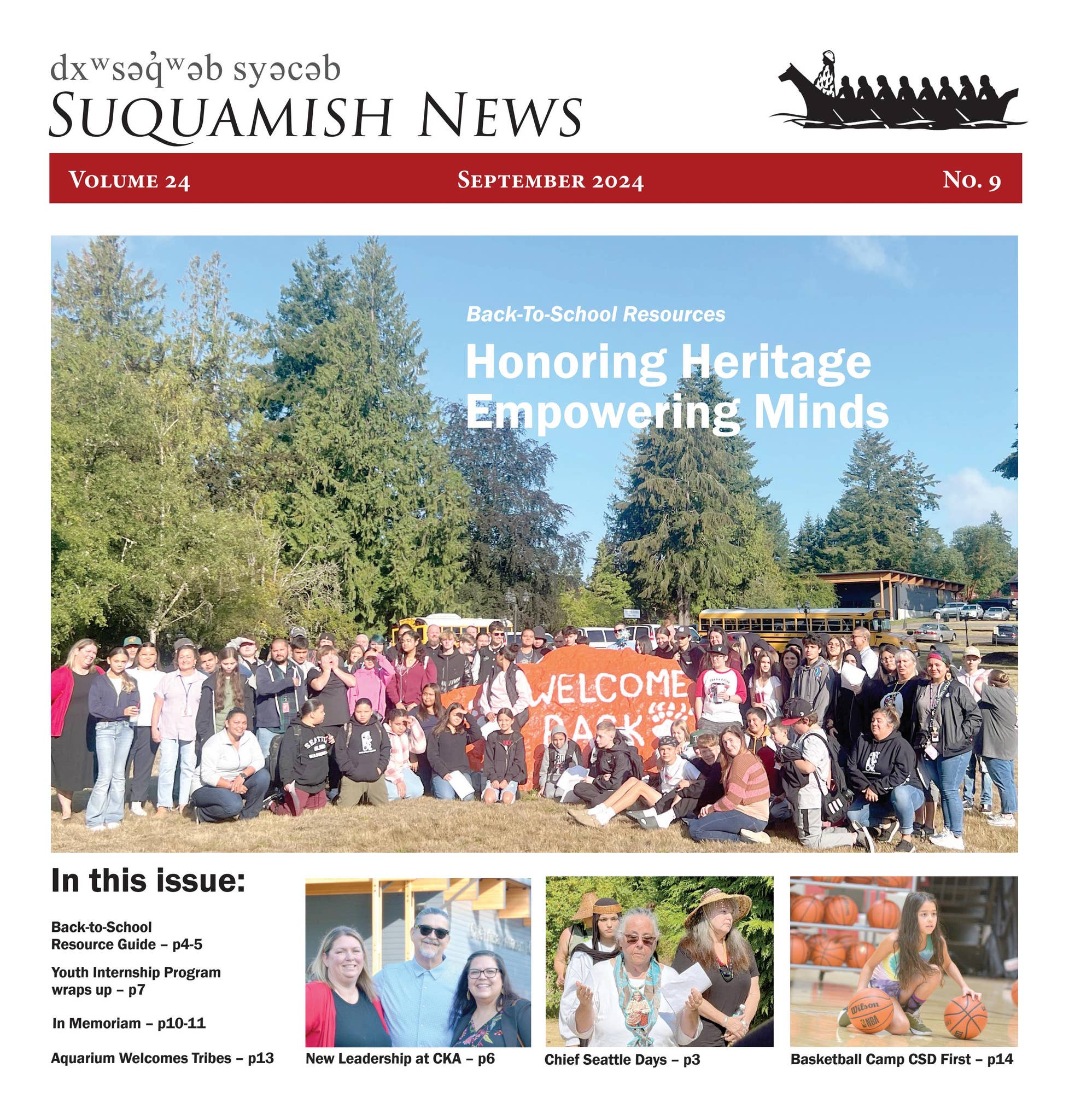 Suquamish News - Sept 2024 by Suquamish Tribe - Issuu