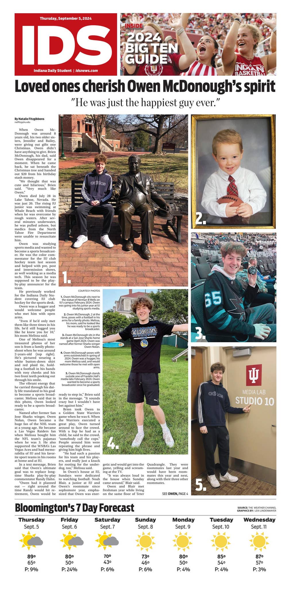 Indiana Daily Student - Thursday, Sept. 5, 2024 by Indiana Daily ...