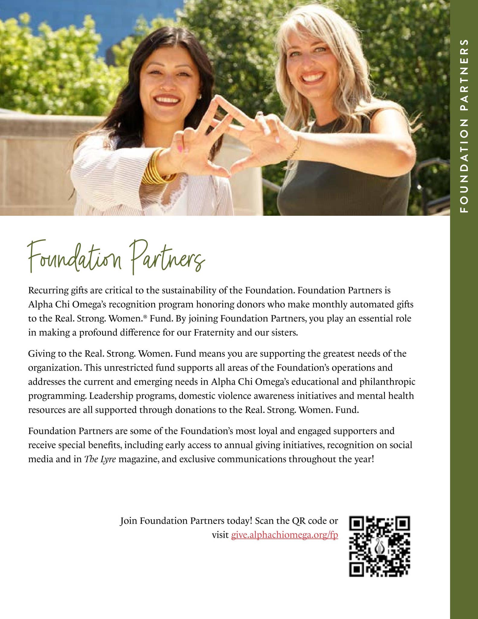Foundation Partners by Alpha Chi Omega Fraternity, Inc. - Issuu
