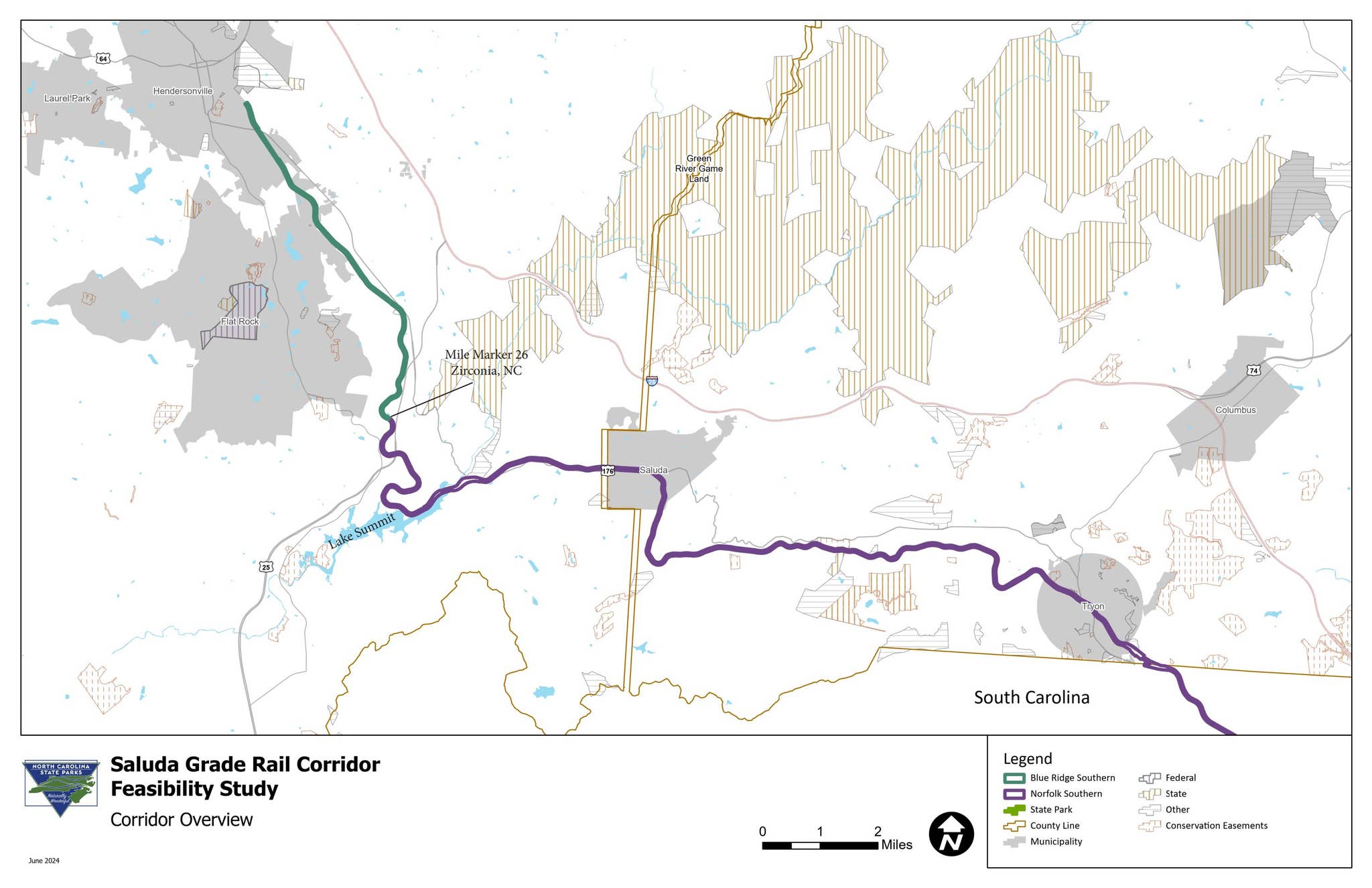 Saluda Grade Rail Corridor Feasibility Study – Corridor Overview by ...