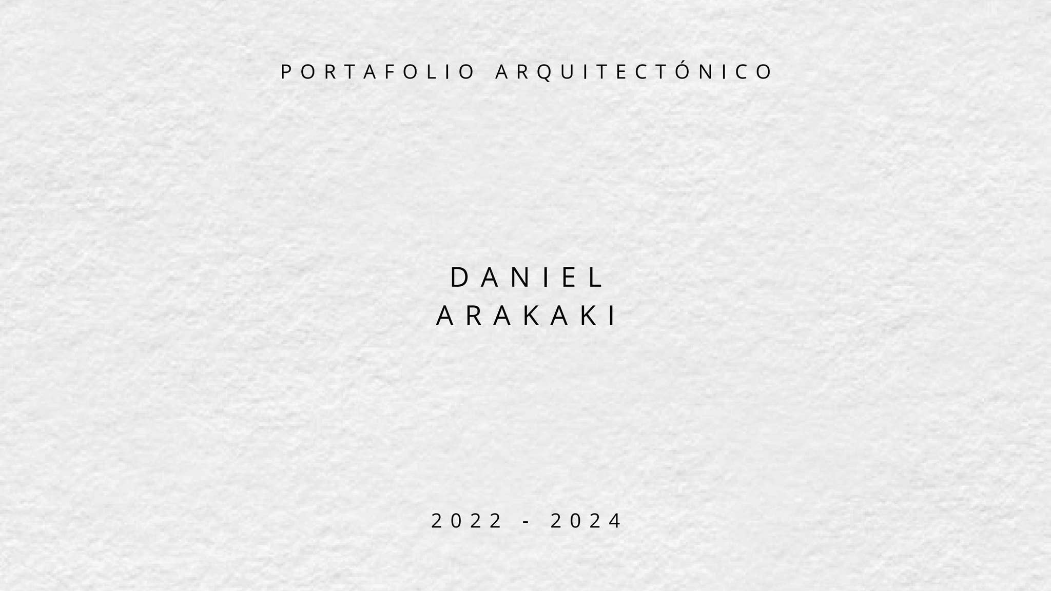 PORTAFOLIO ARQ. DANIEL ARAKAKI by Daniel Kenjyro Arakaki Nakayama - Issuu