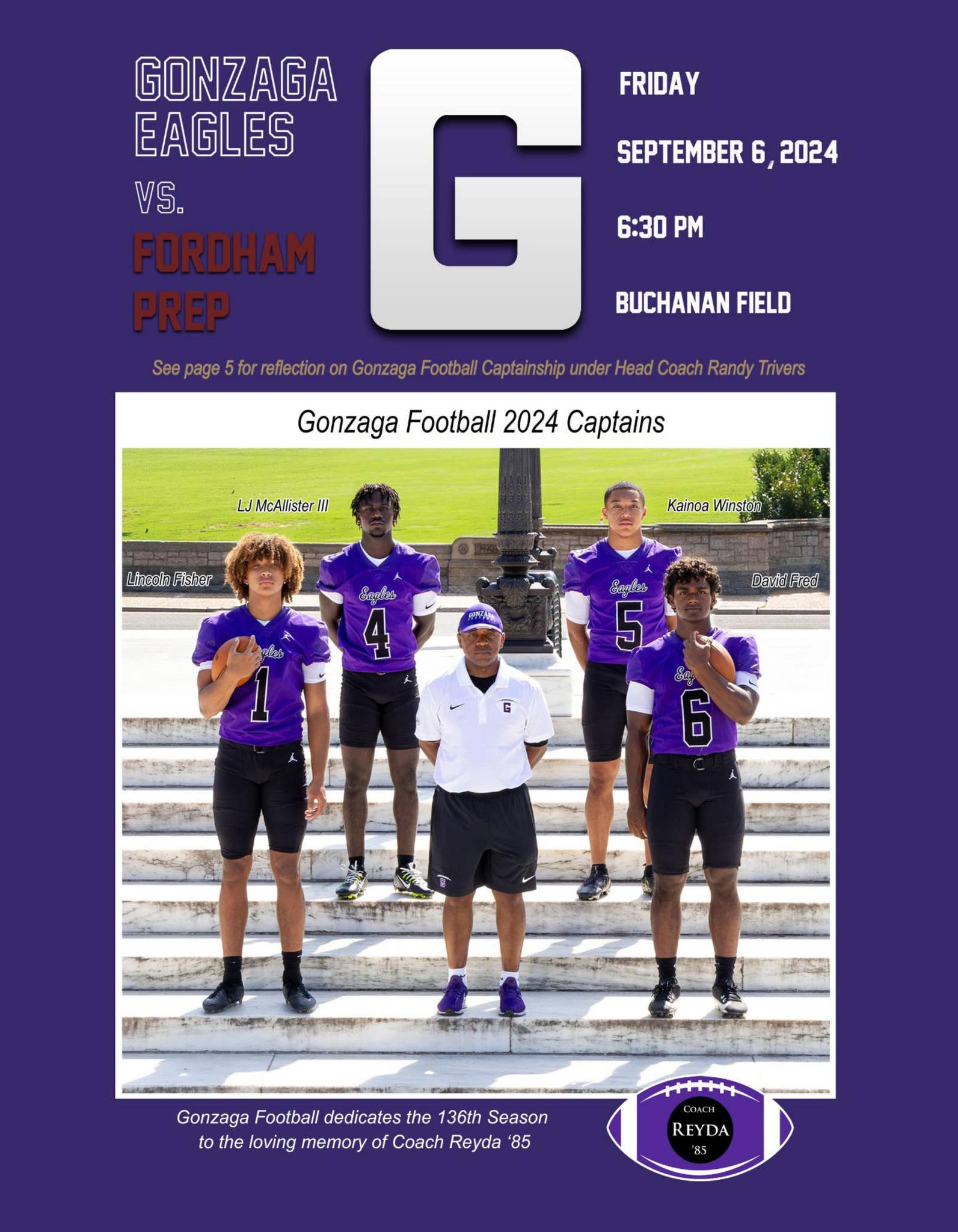 Gonzaga Football - Gameday Program vs Fordham Prep (9.6.24) by Gonzaga ...