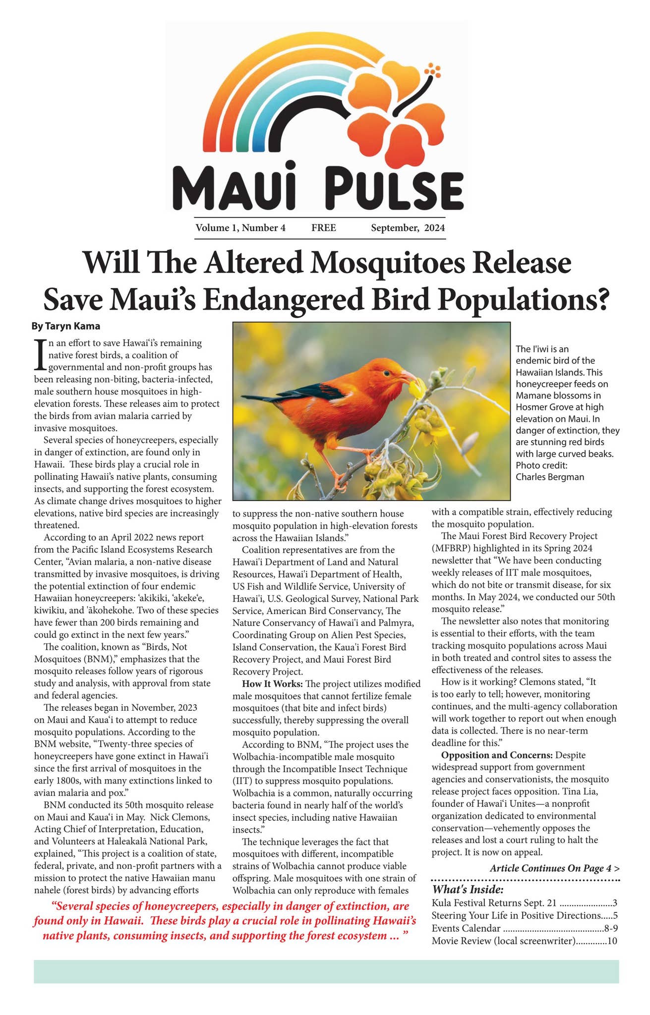 Maui Pulse, September, 2024 edition by Maui Promotions ~ Publisher of ...