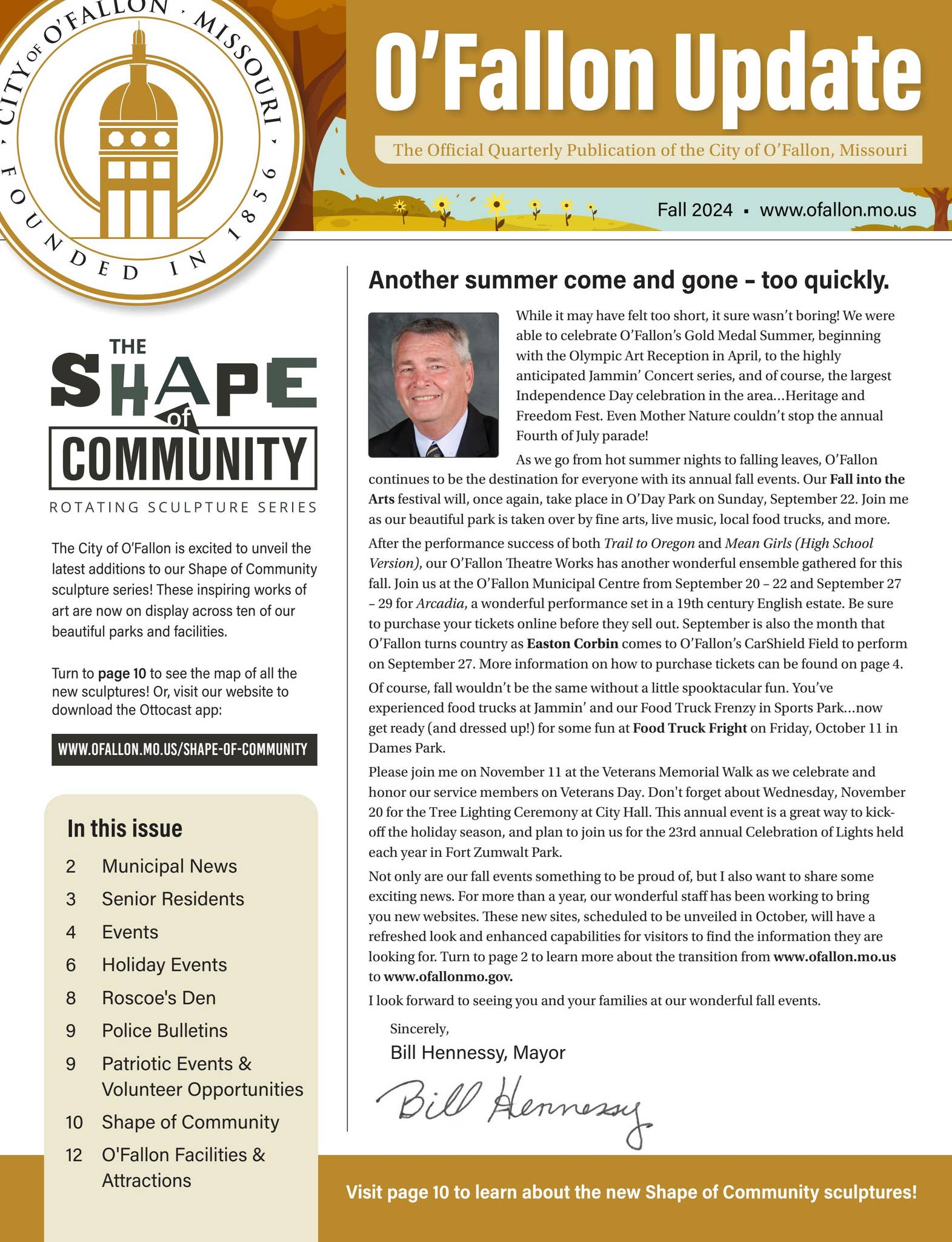 Fall 2024 City of O'Fallon Newsletter by City of O'Fallon - Issuu