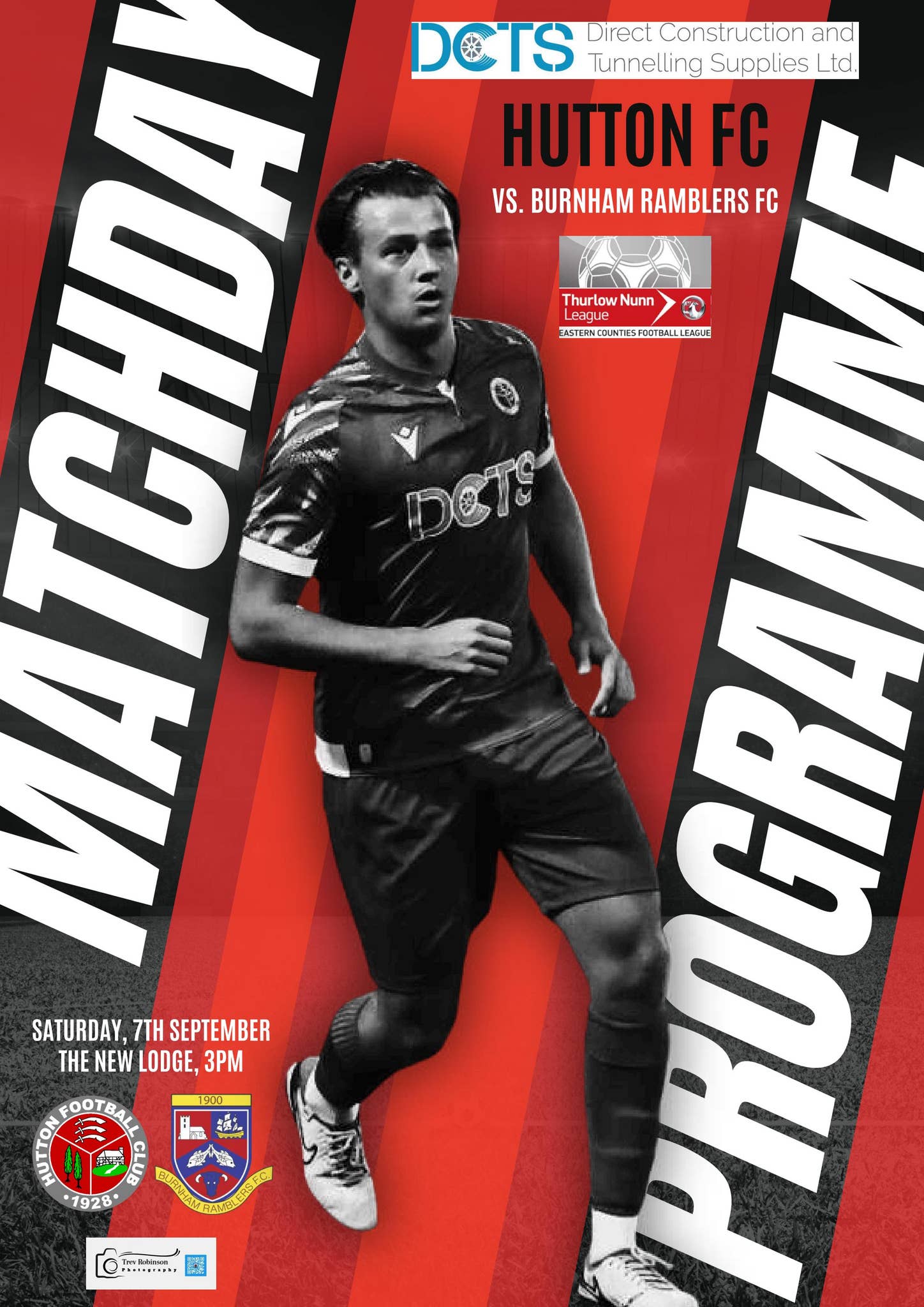 Hutton FC vs. Burnham Ramblers FC Matchday Programme 07.09.24 by Hutton ...