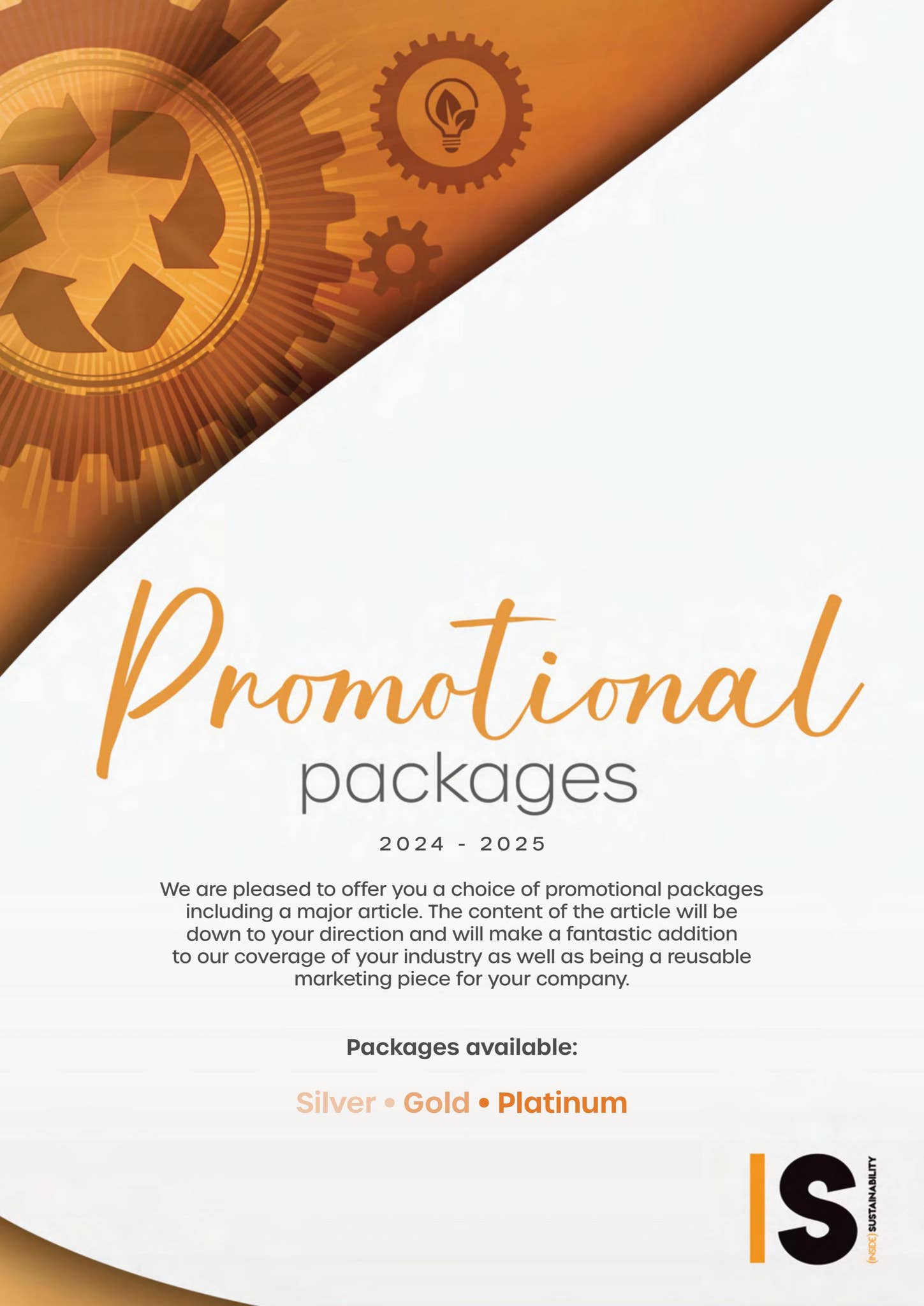 Inside Sustainability - Promotional Packages Dollars by ...