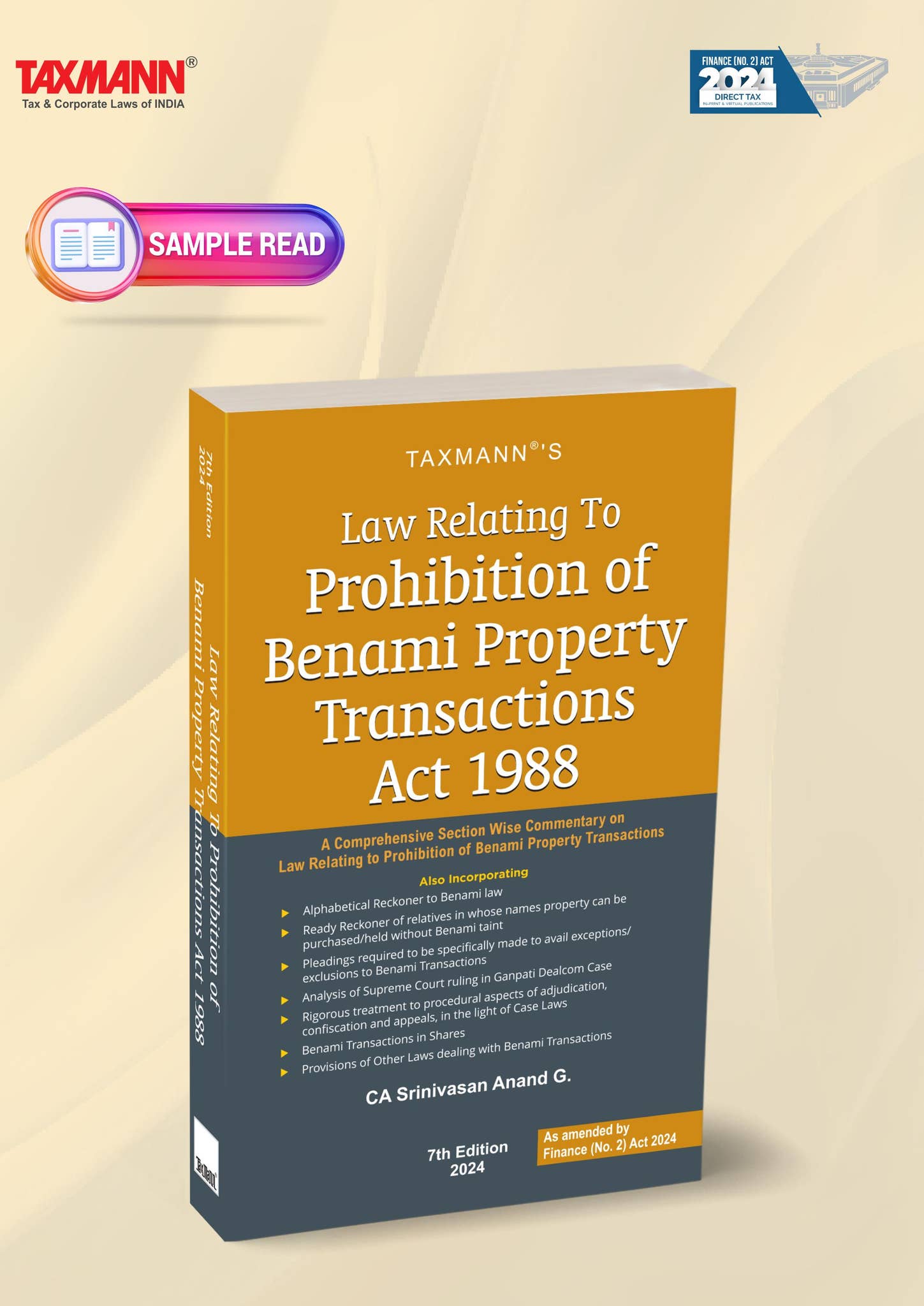 Taxmann's Law Relating to Prohibition of Benami Property Transactions Act 1988 by Taxmann - Issuu