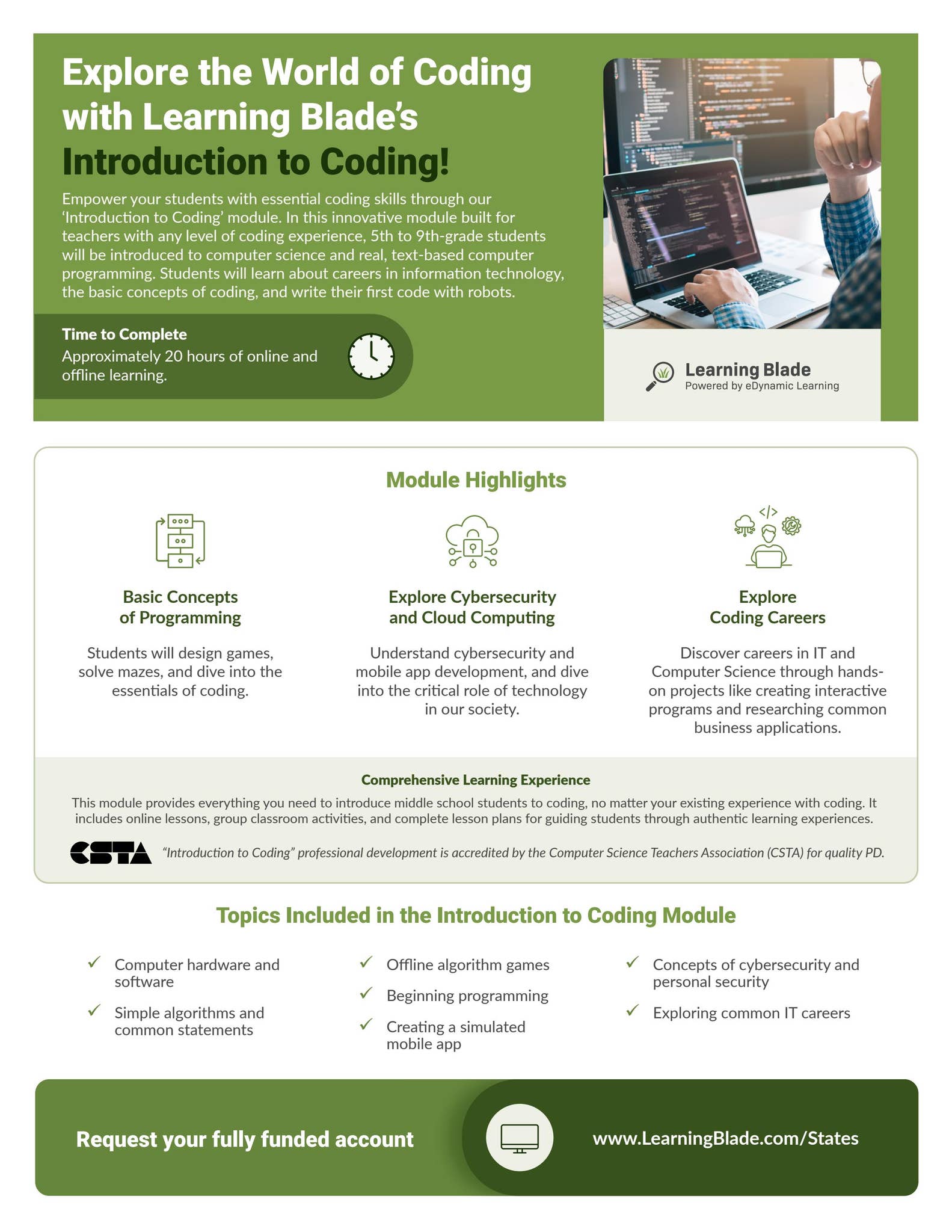 Learning Blade Intro to Coding - Fully Funded Flyer by edynamiclearning - Issuu