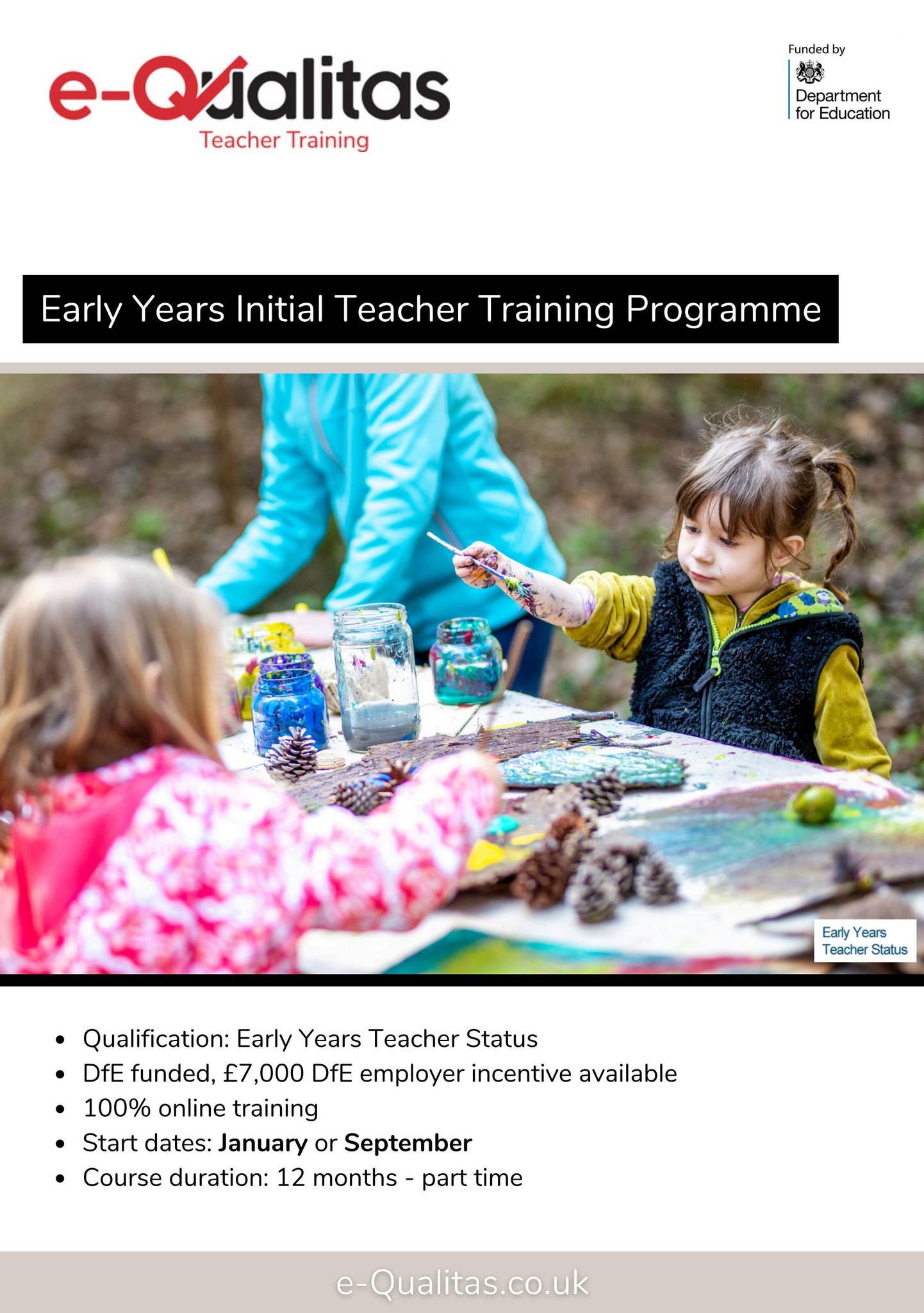 Early Years Teacher Training - The only route to EYTS by ...