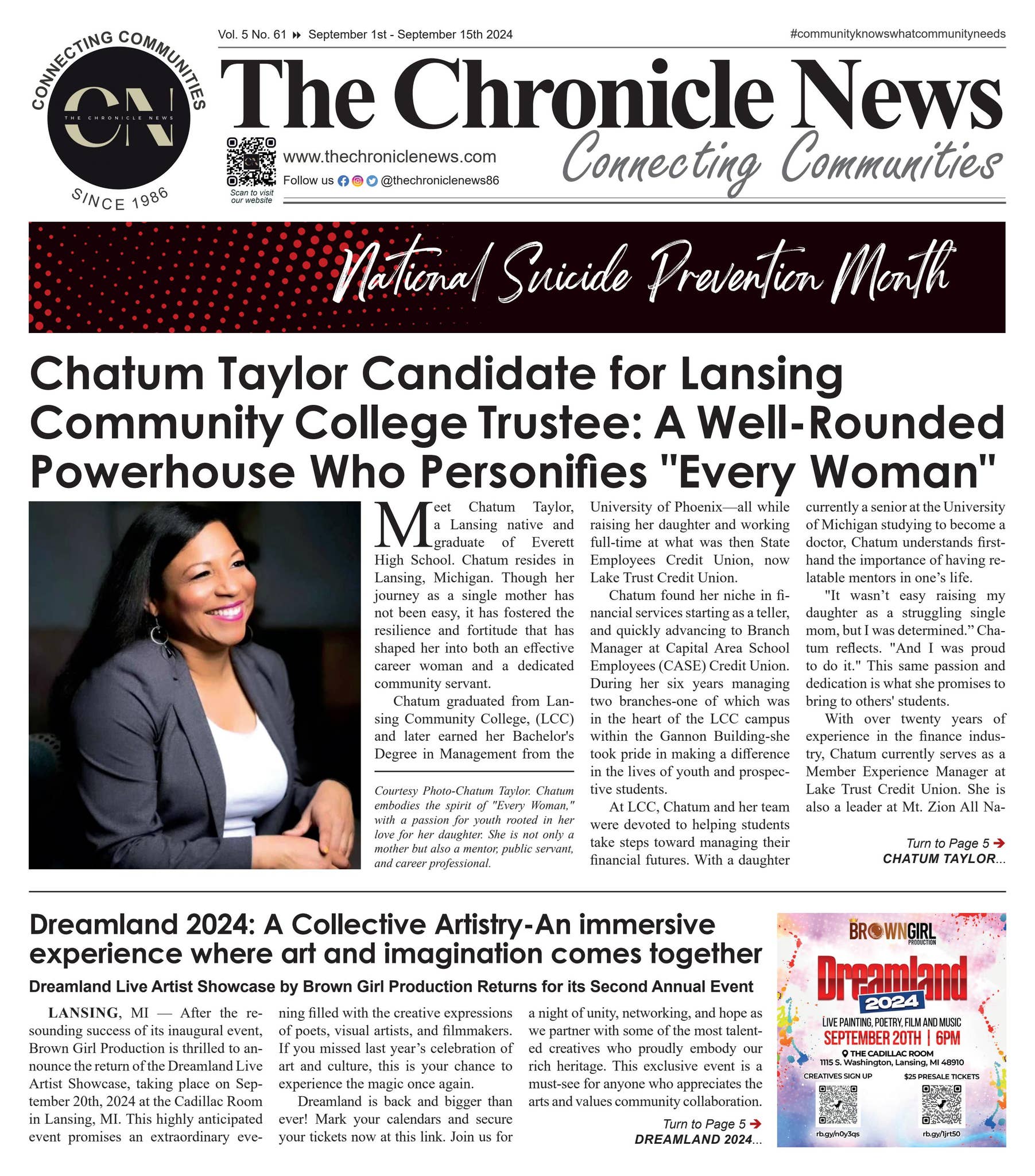 The Chronicle News Electronic Publication No. 61 September 1st ...