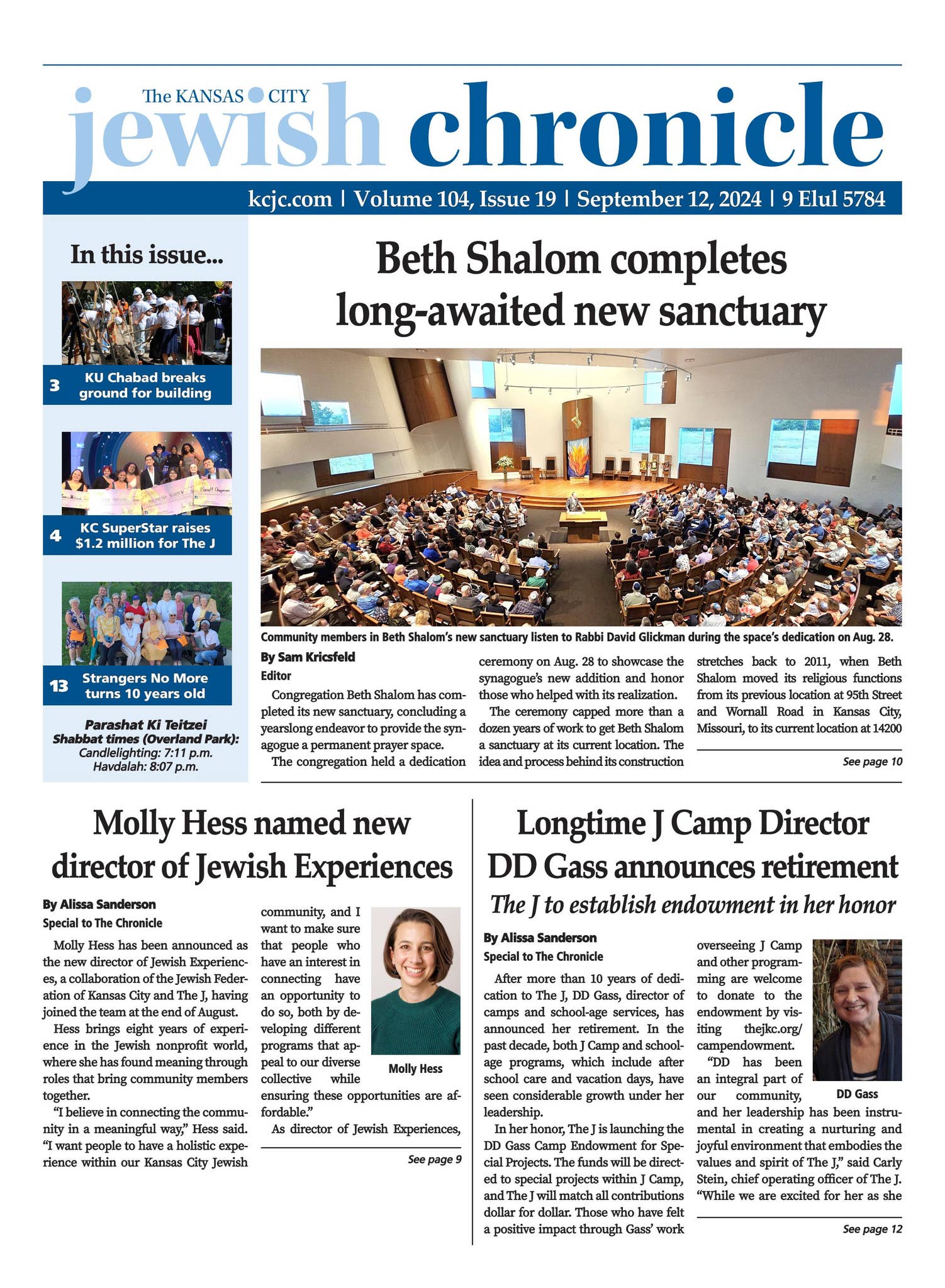 Kansas City Jewish Chronicle 09.12.24 by jewish-kc - Issuu