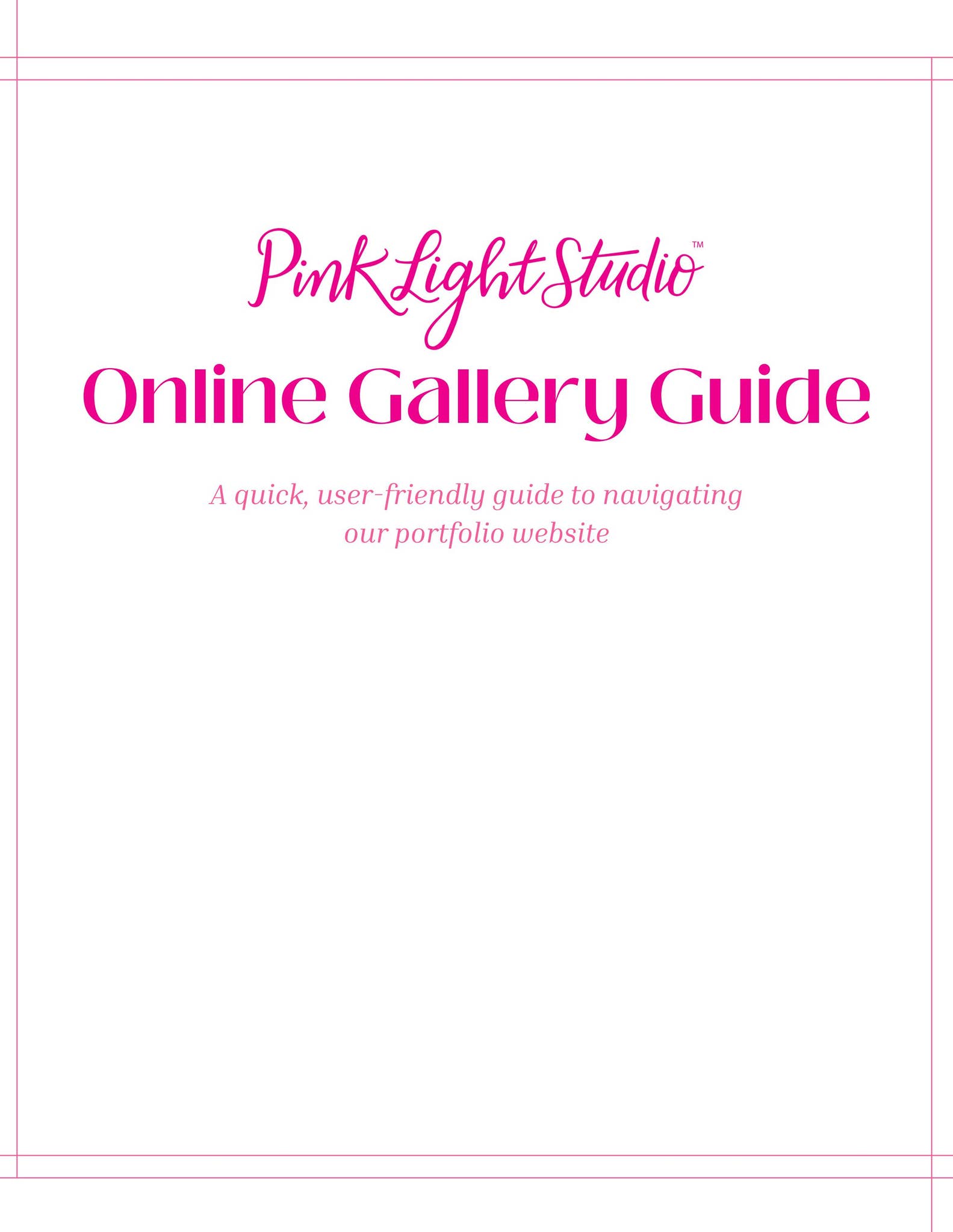 Pink Light Studio: New Online Gallery Guide by Pink Light Studio - Issuu