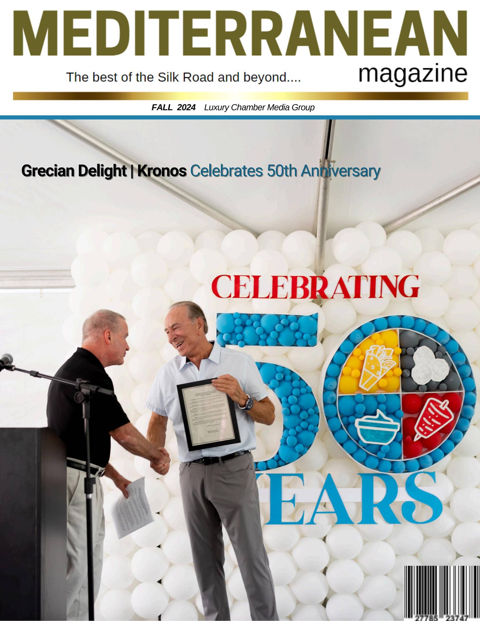 Mediterranean Magazine - Grecian Delight | Kronos Celebrates 50th ...