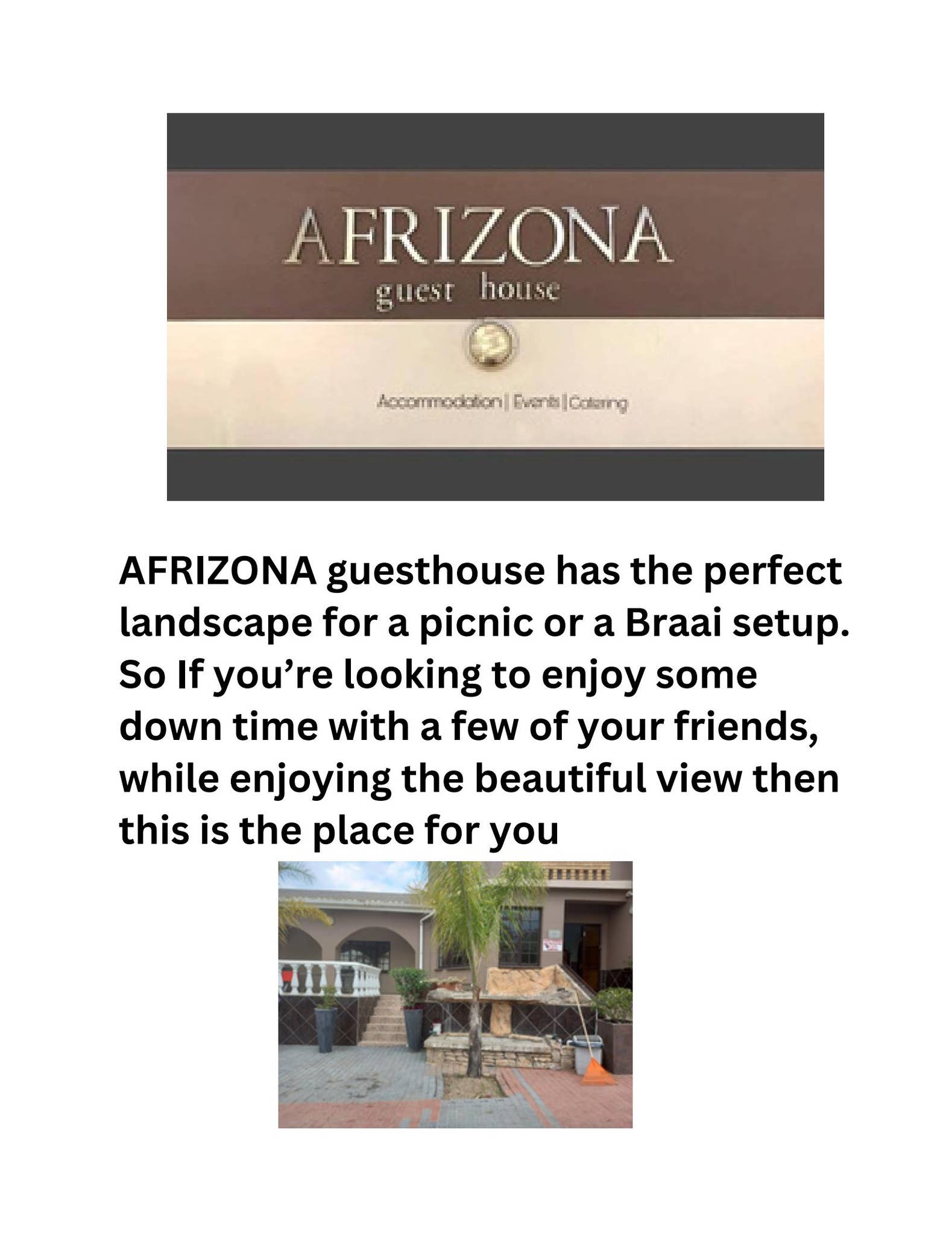 Afrizona Guest House by Amahlubi Solutions - Issuu