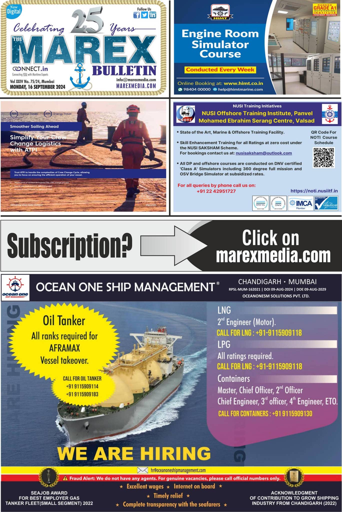 VOL XXIV 75-24 16th September 2024.pdf by Marex Media Pvt Ltd - Issuu