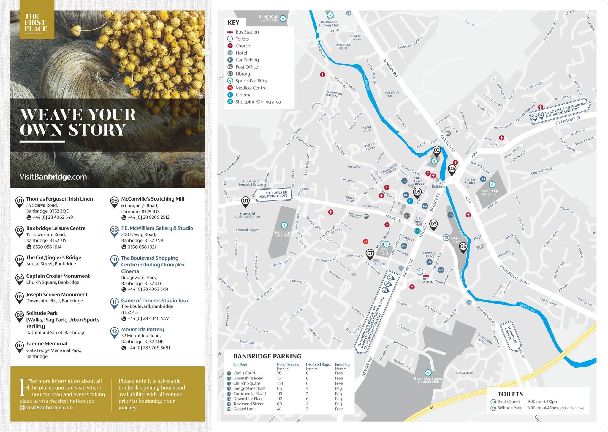 Visit Banbridge tear off map 2024 by Armagh City Banbridge & Craigavon ...