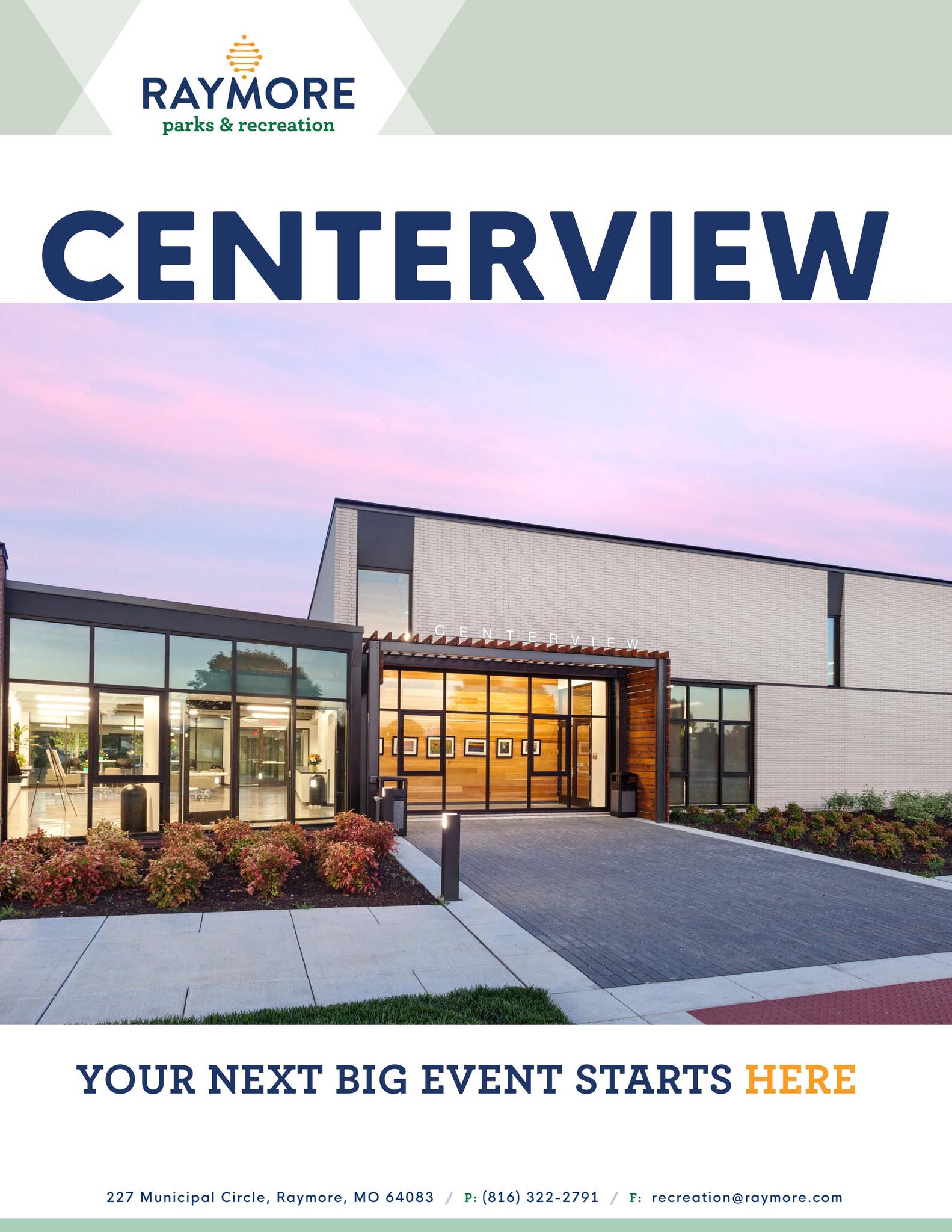 Centerview, Raymore's premier event space by raymore8 - Issuu