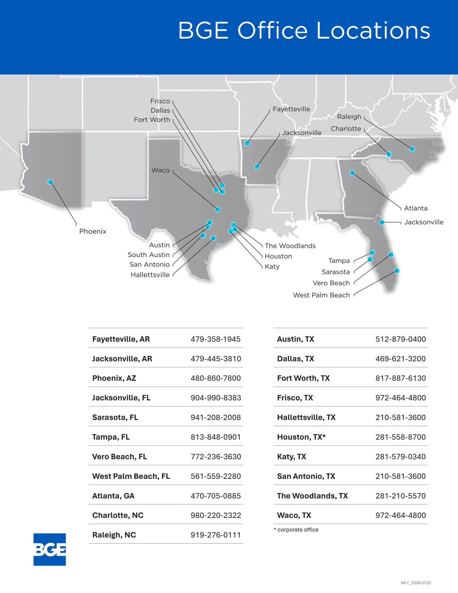 Office Phone Numbers & Locations by BGE, Inc. - Issuu